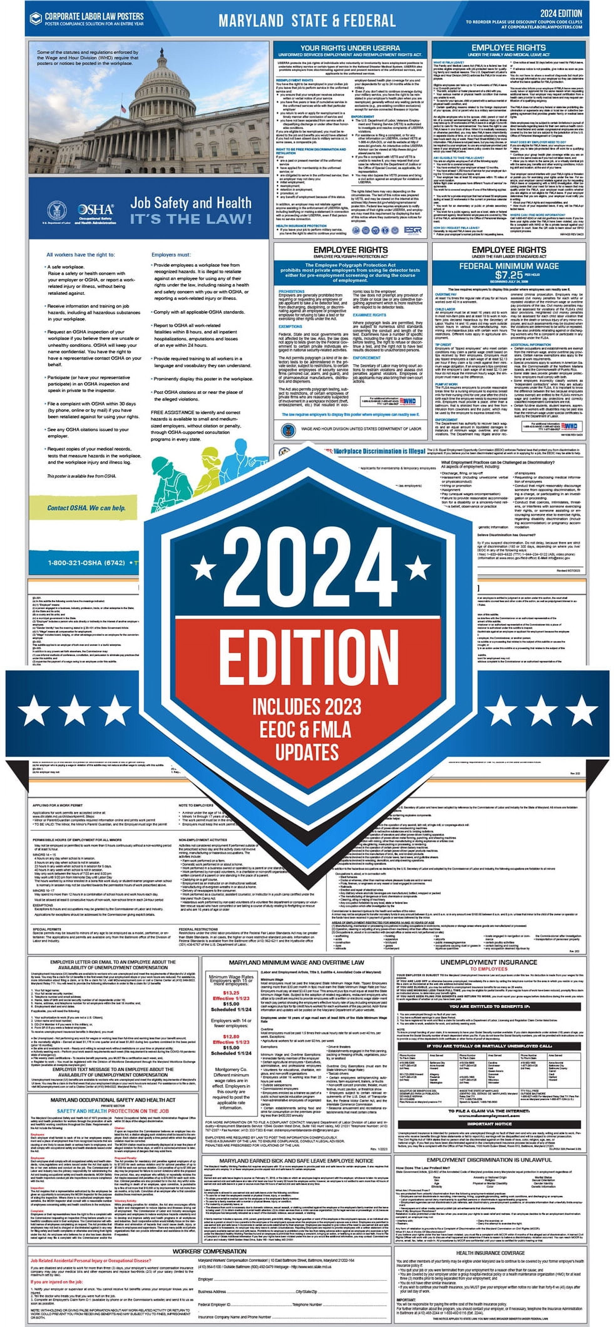 Corporate Labor Law Posters :: 2025 Maryland State & Federal Labor Law ... Corporate Labor Law Posters :: 2025 Maryland State & Federal Labor Law ...