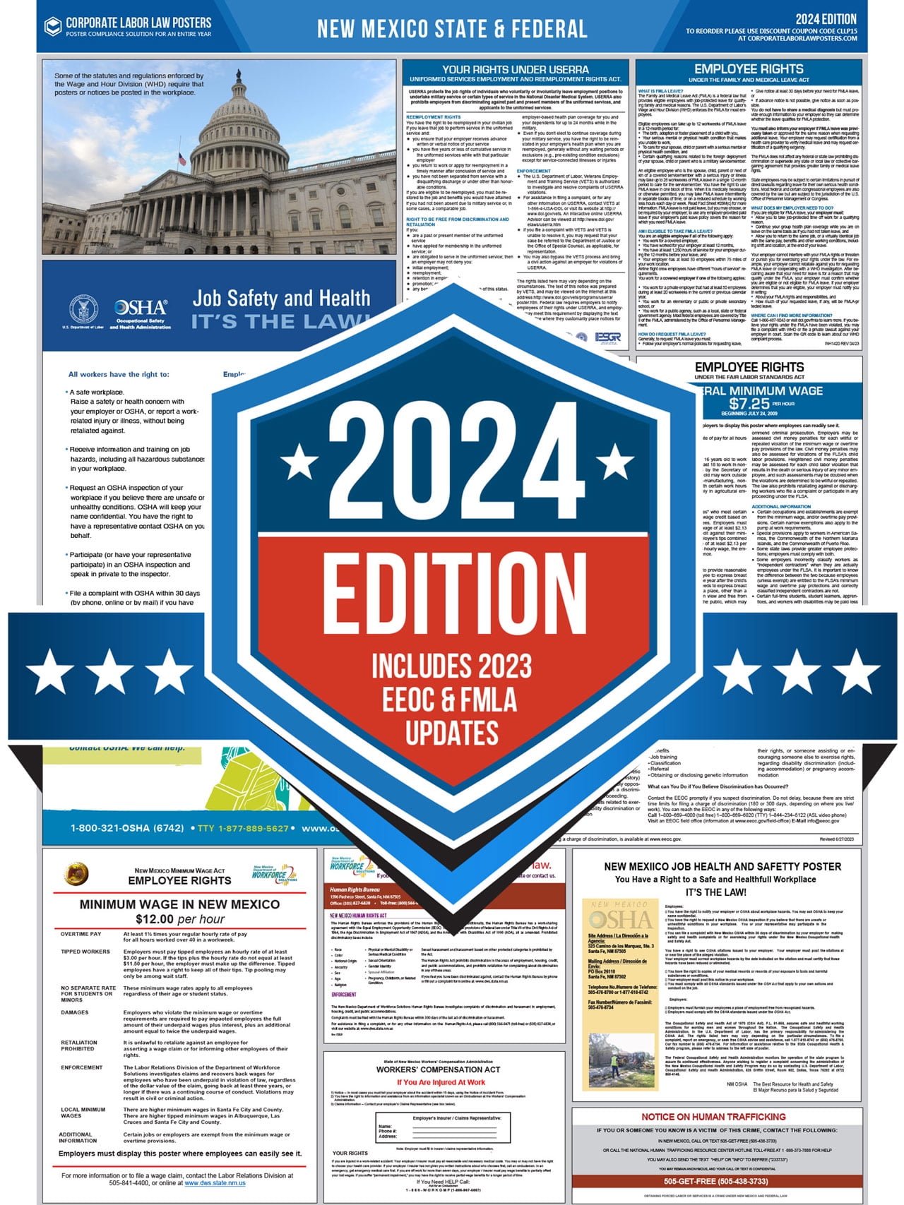 Corporate Labor Law Posters :: 2025 New Mexico State & Federal Labor ...
