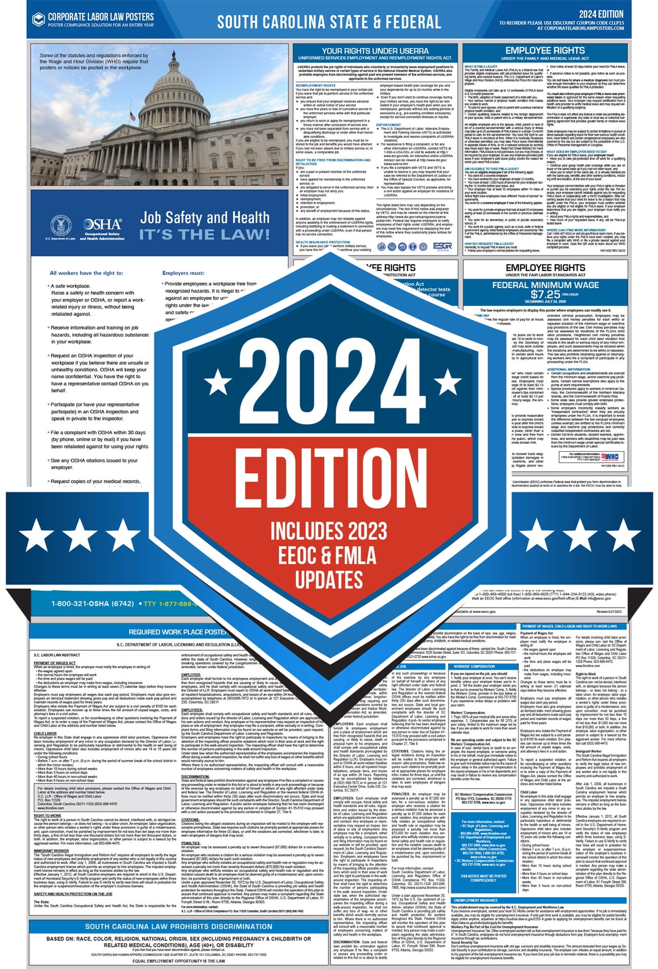 Corporate Labor Law Posters :: 2025 South Carolina State & Federal ... Corporate Labor Law Posters :: 2025 South Carolina State & Federal ...