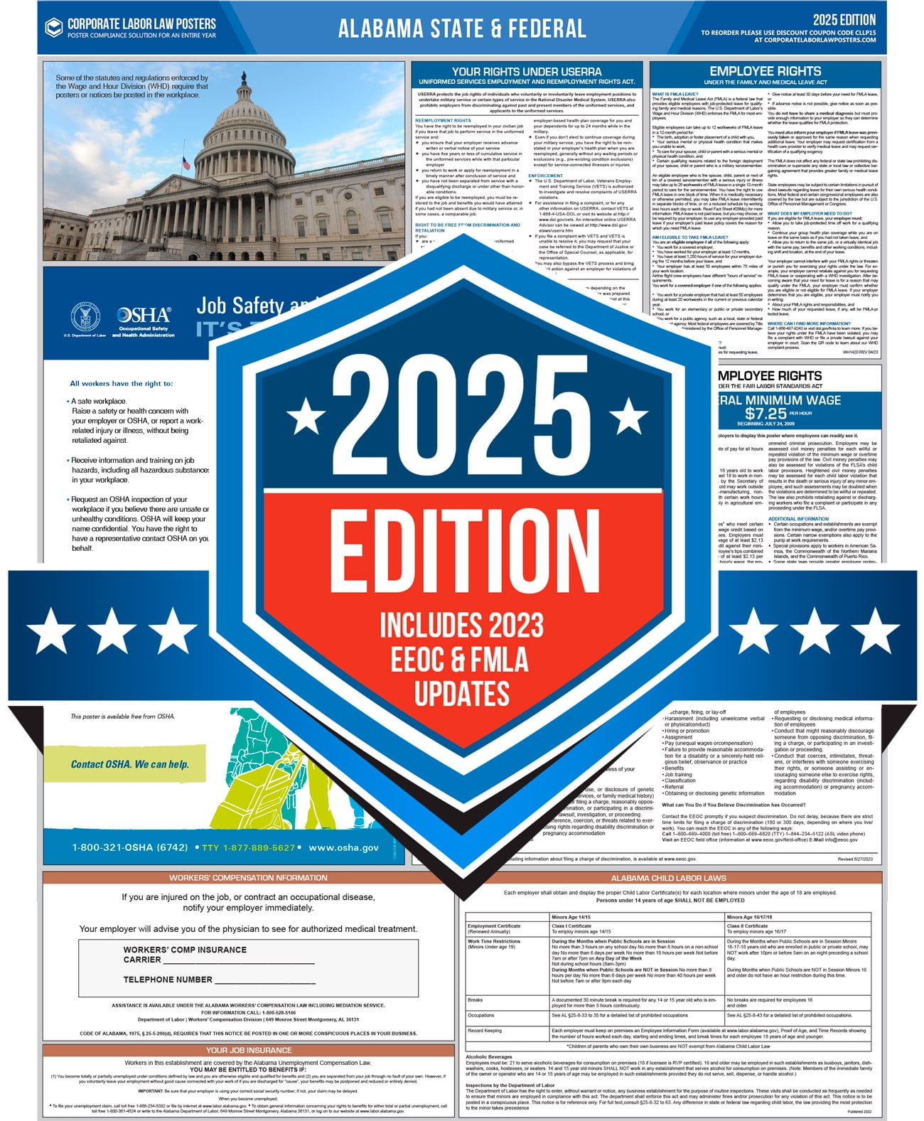 Corporate Labor Law Posters :: 2025 Alabama State & Federal Labor Law ...