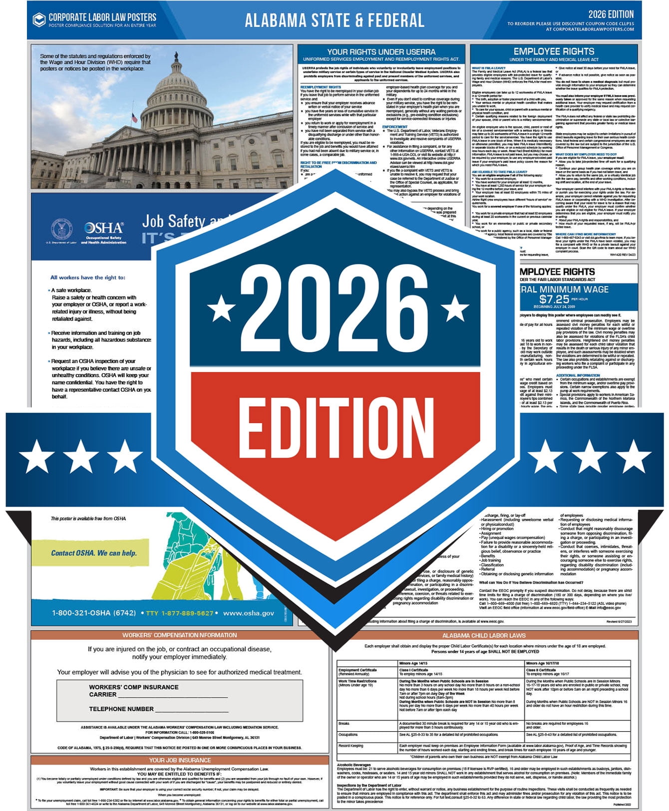 Corporate Labor Law Posters :: 2026 Alabama State & Federal Labor Law ...