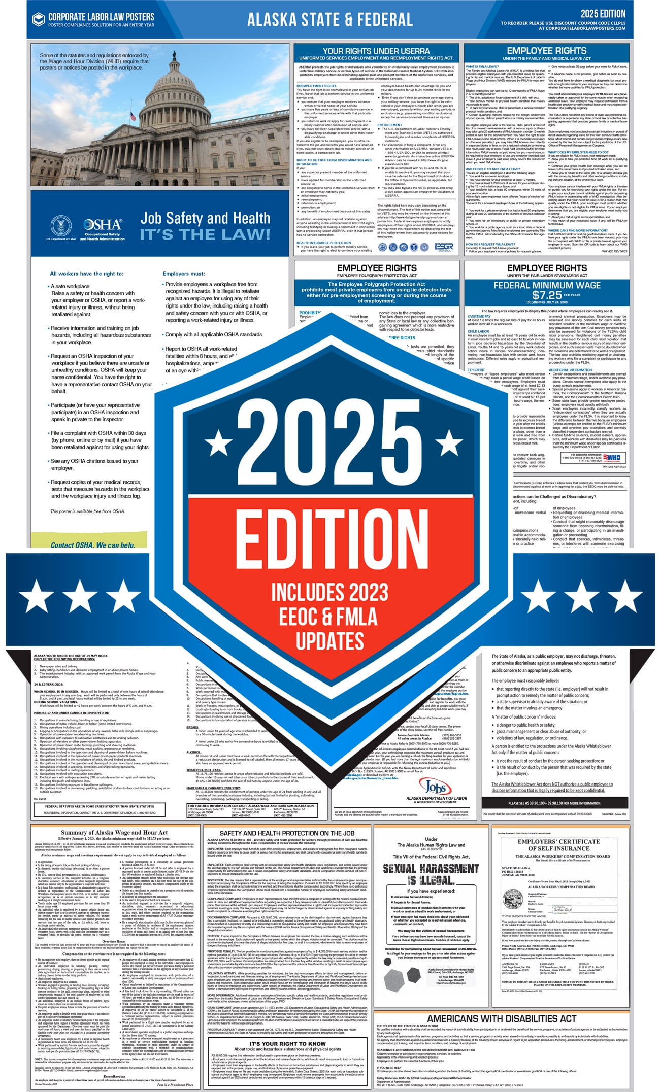 Corporate Labor Law Posters :: 2025 Alaska State & Federal Labor Law ...