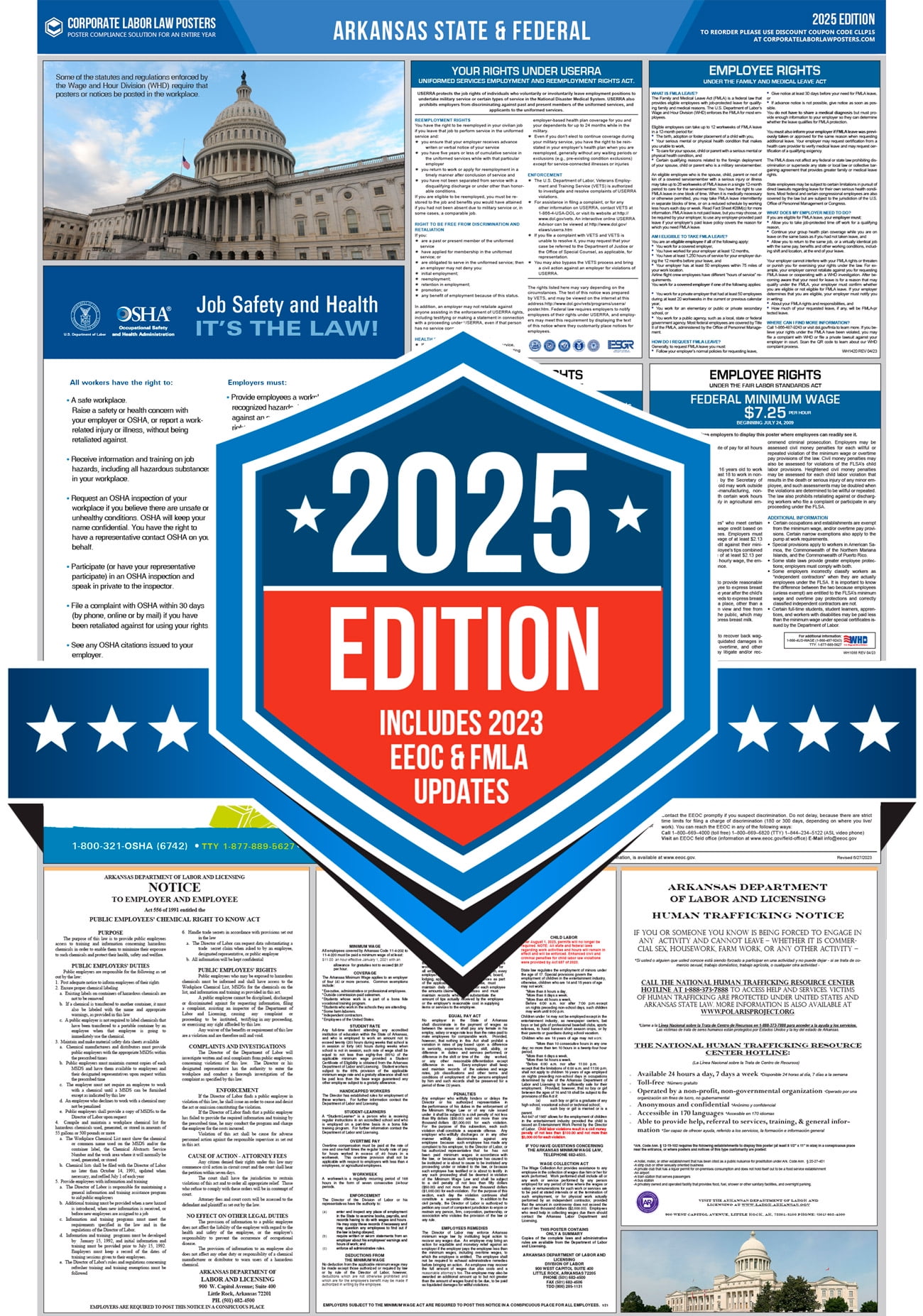 Corporate Labor Law Posters :: 2025 Arkansas State & Federal Labor Law ...