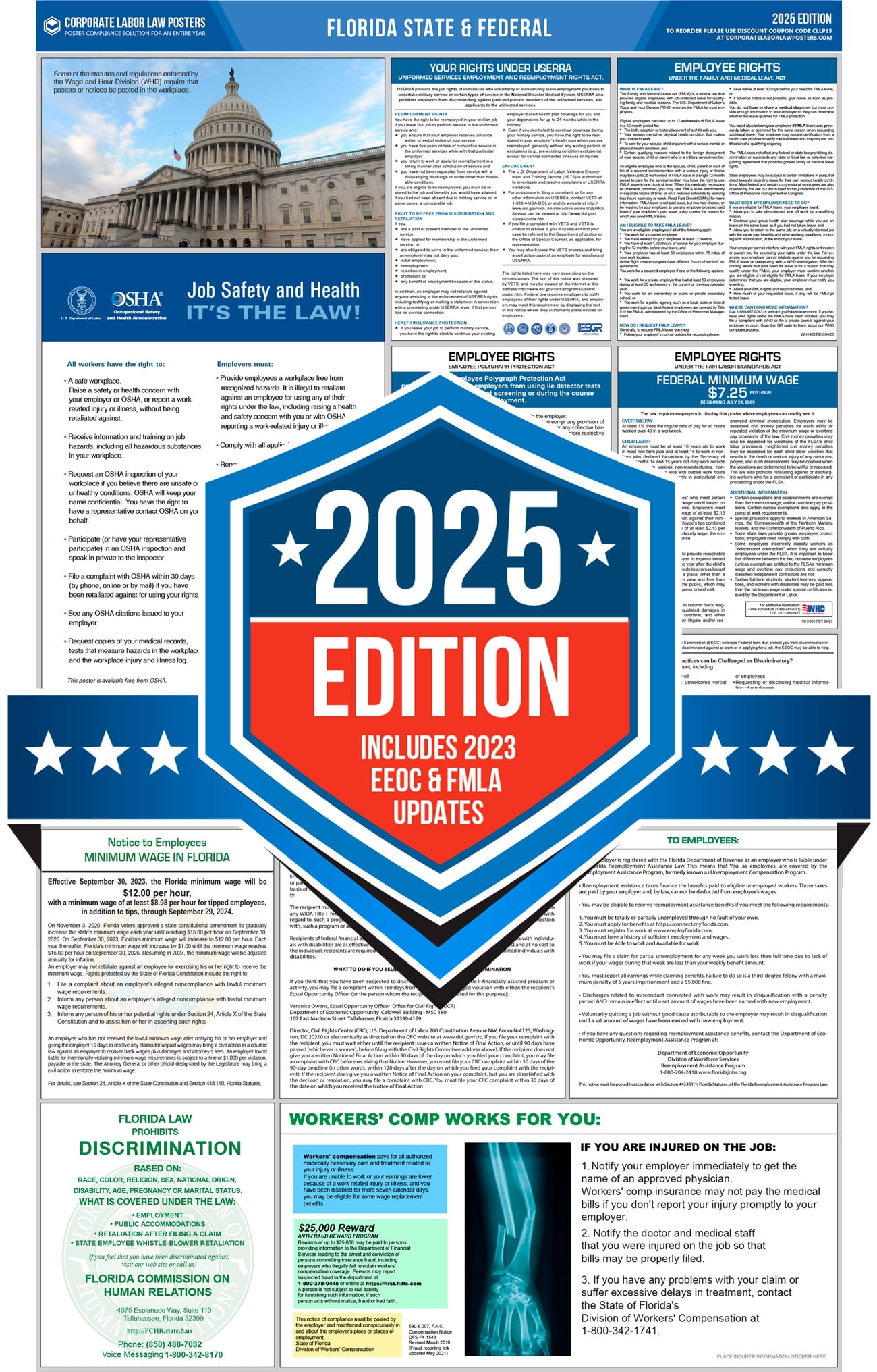 Corporate Labor Law Posters :: 2025 Florida State & Federal Labor Law ...