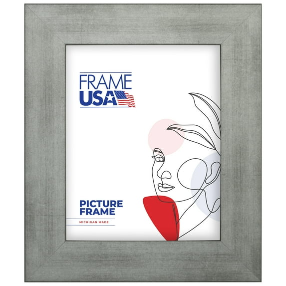 14x20 Picture Frame, Silver Corporate Wide Style 74–1621, 2 Inch MDF ...