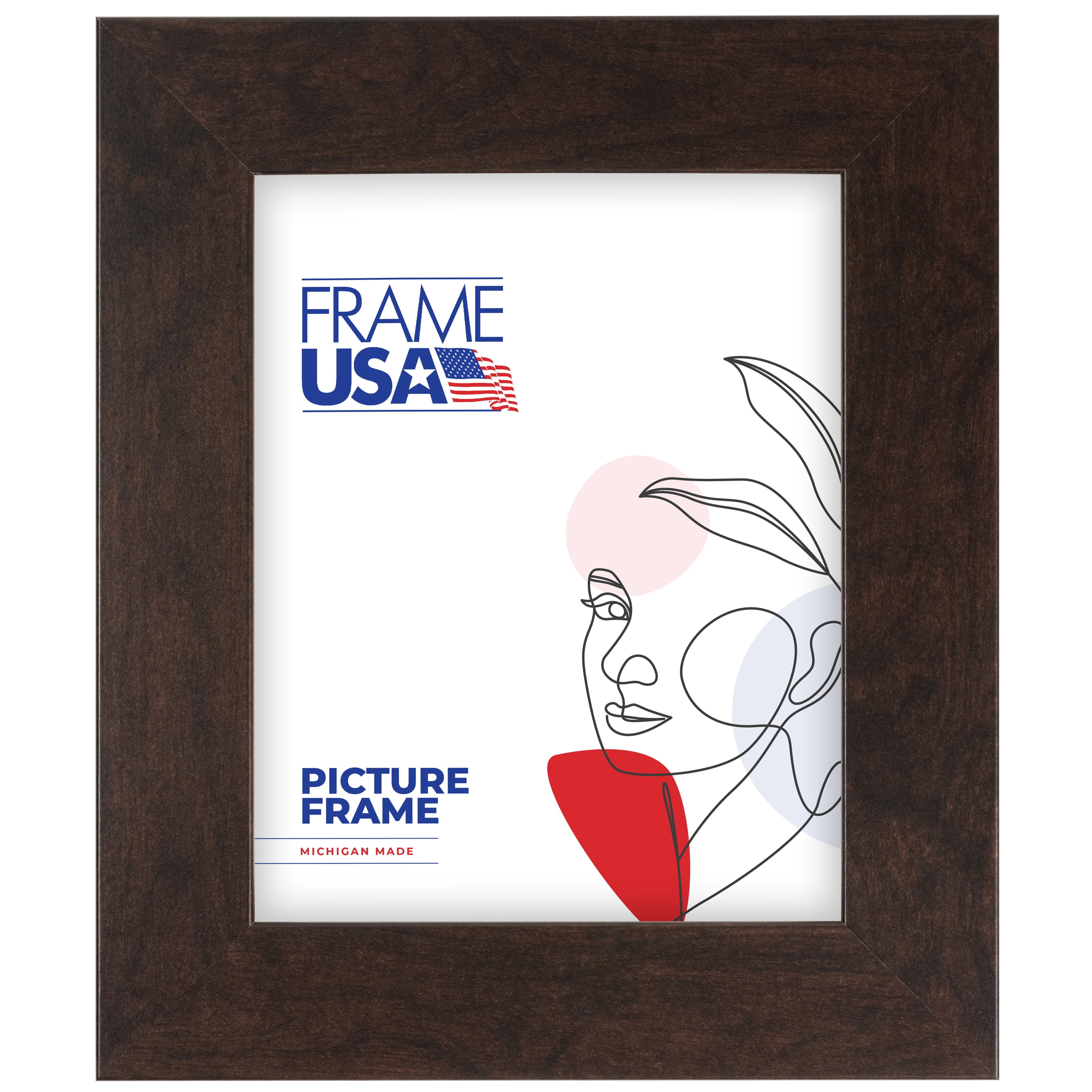 Corporate Wide Brazilian Walnut 14x16 Inch Picture Frame - Walmart.com