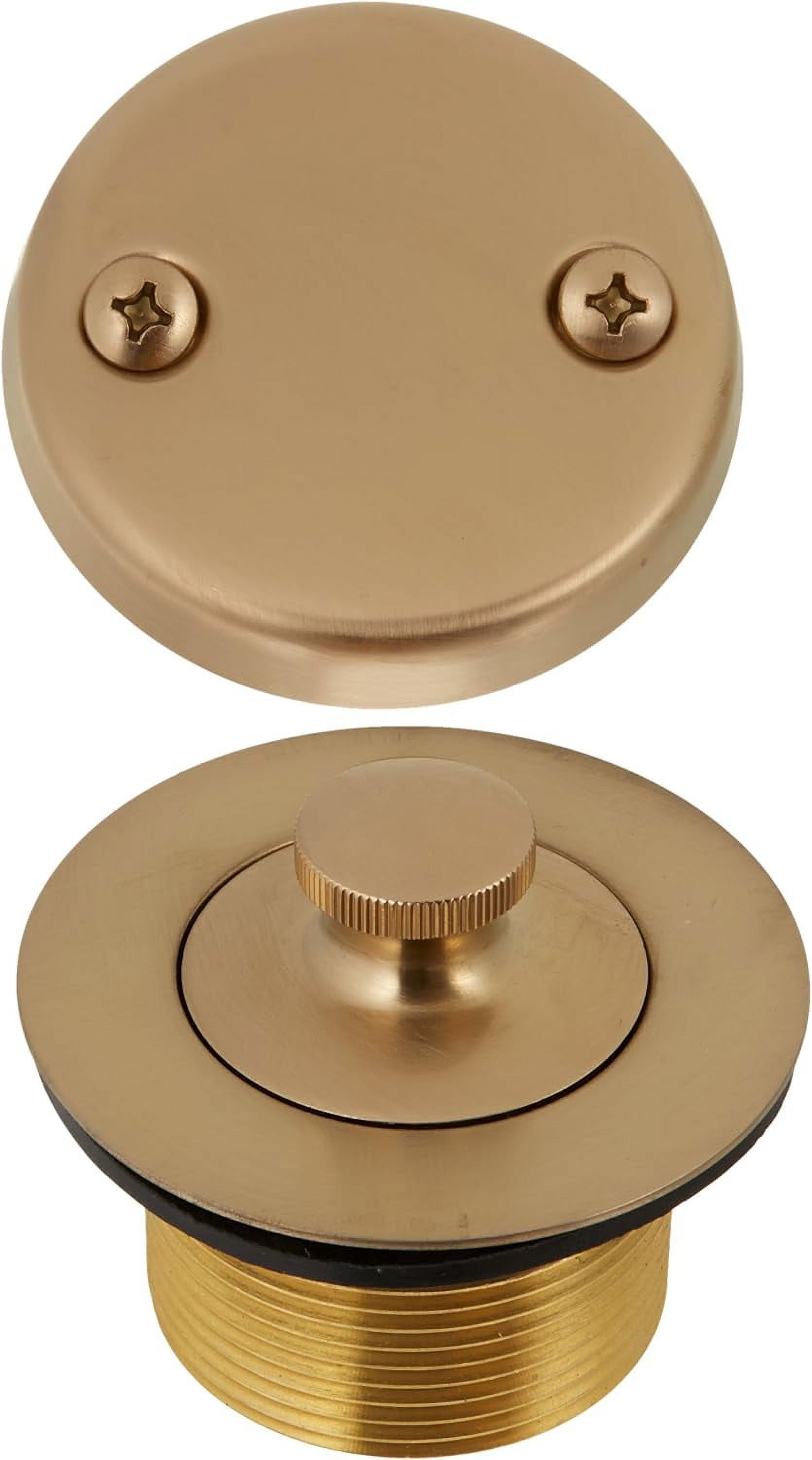 Corporation B5155BB Brushed Bronze Two Lift Turn Tub Drain 2-Hole L&T ...