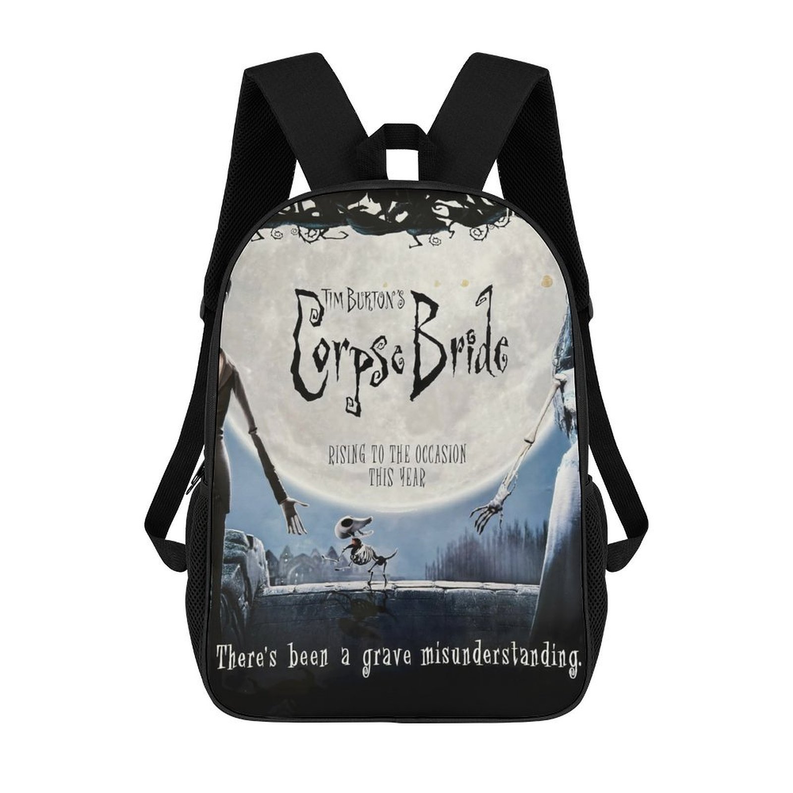 Corpse Bride 17" Backpack Travel Bag for Men Women, Book Bag ...