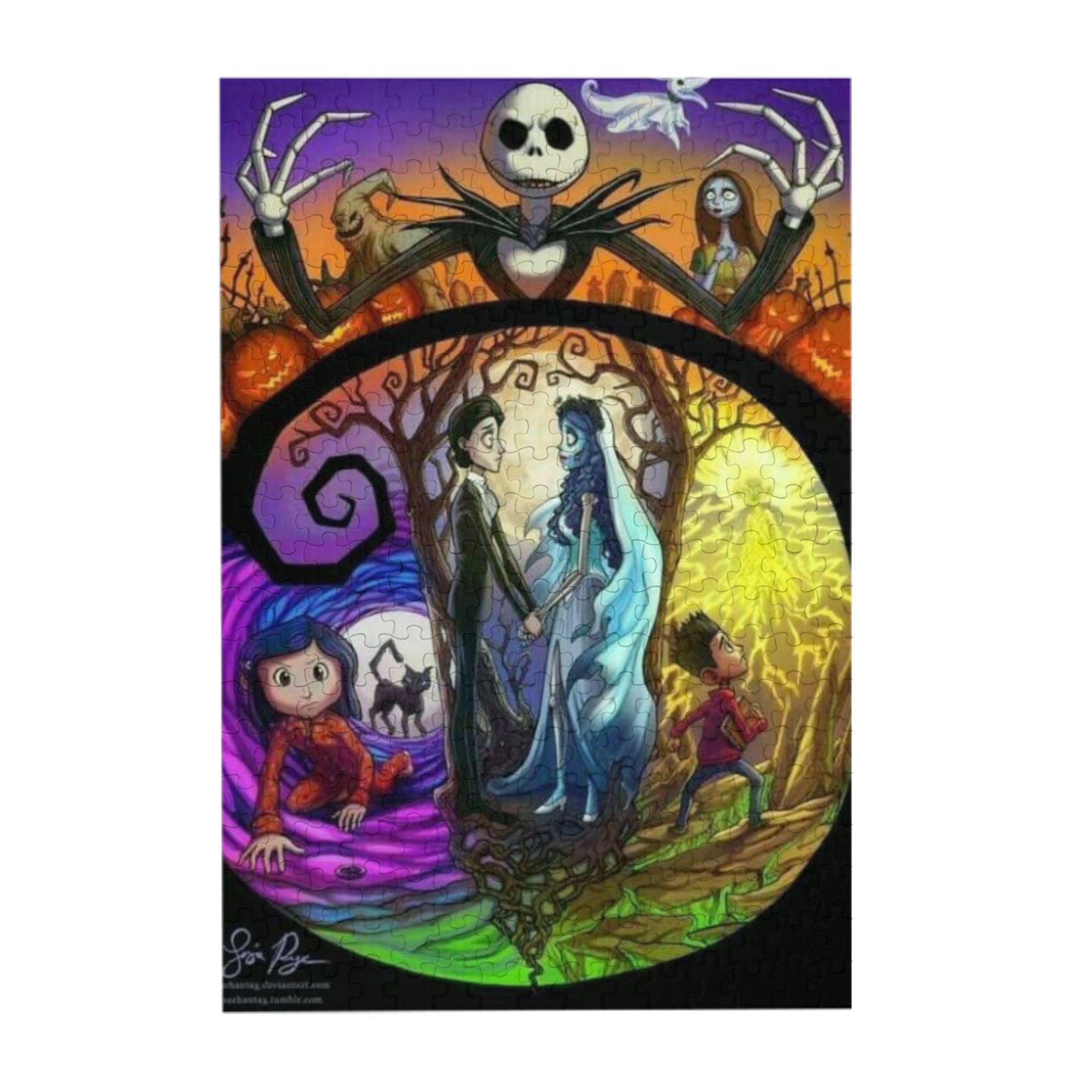 Corpse Bride 300 Piece Puzzles For Adults And Kids, Wooden Jigsaw ...