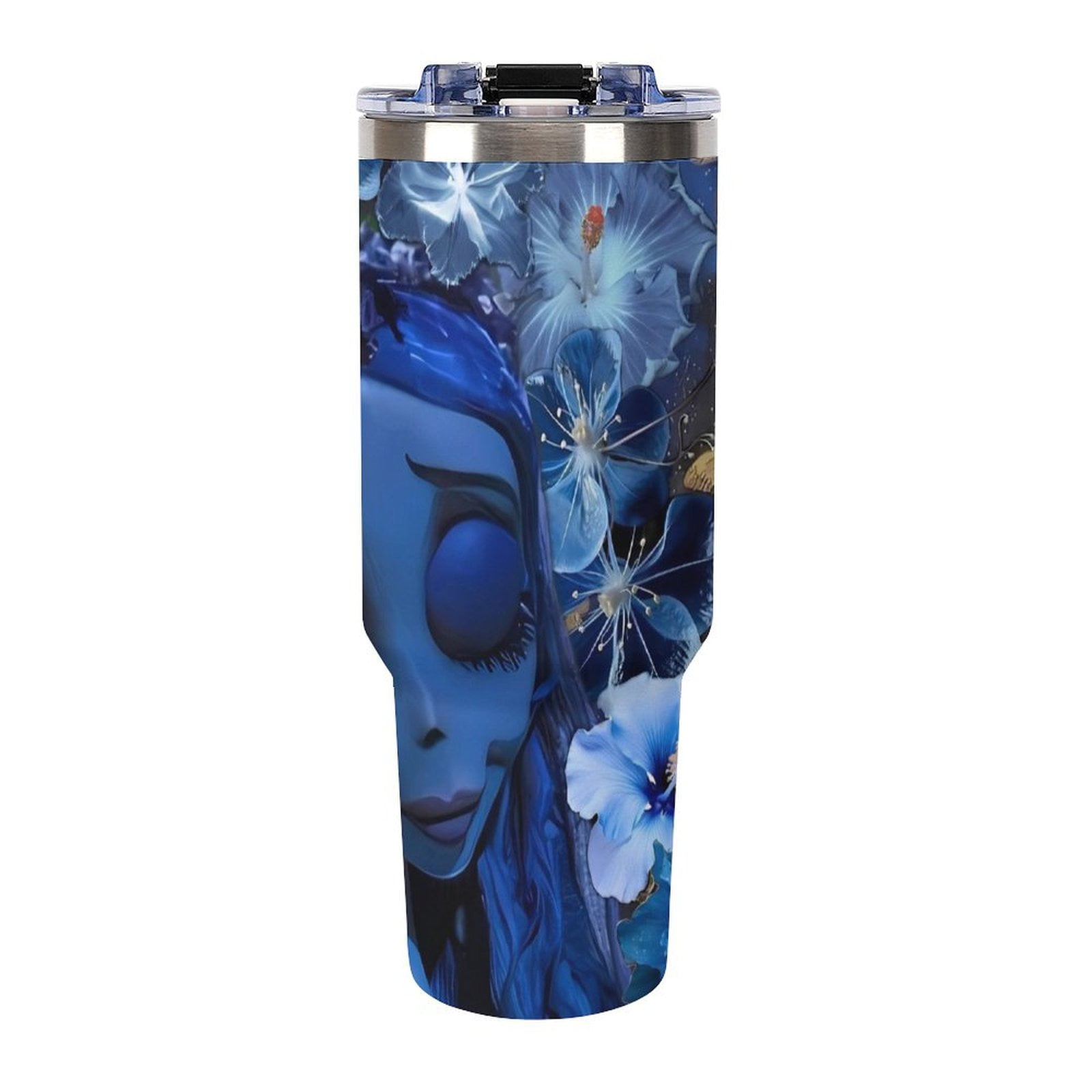Corpse Bride 40 Oz Large Capacity Car Cup With Lid And Straw Stainless ...
