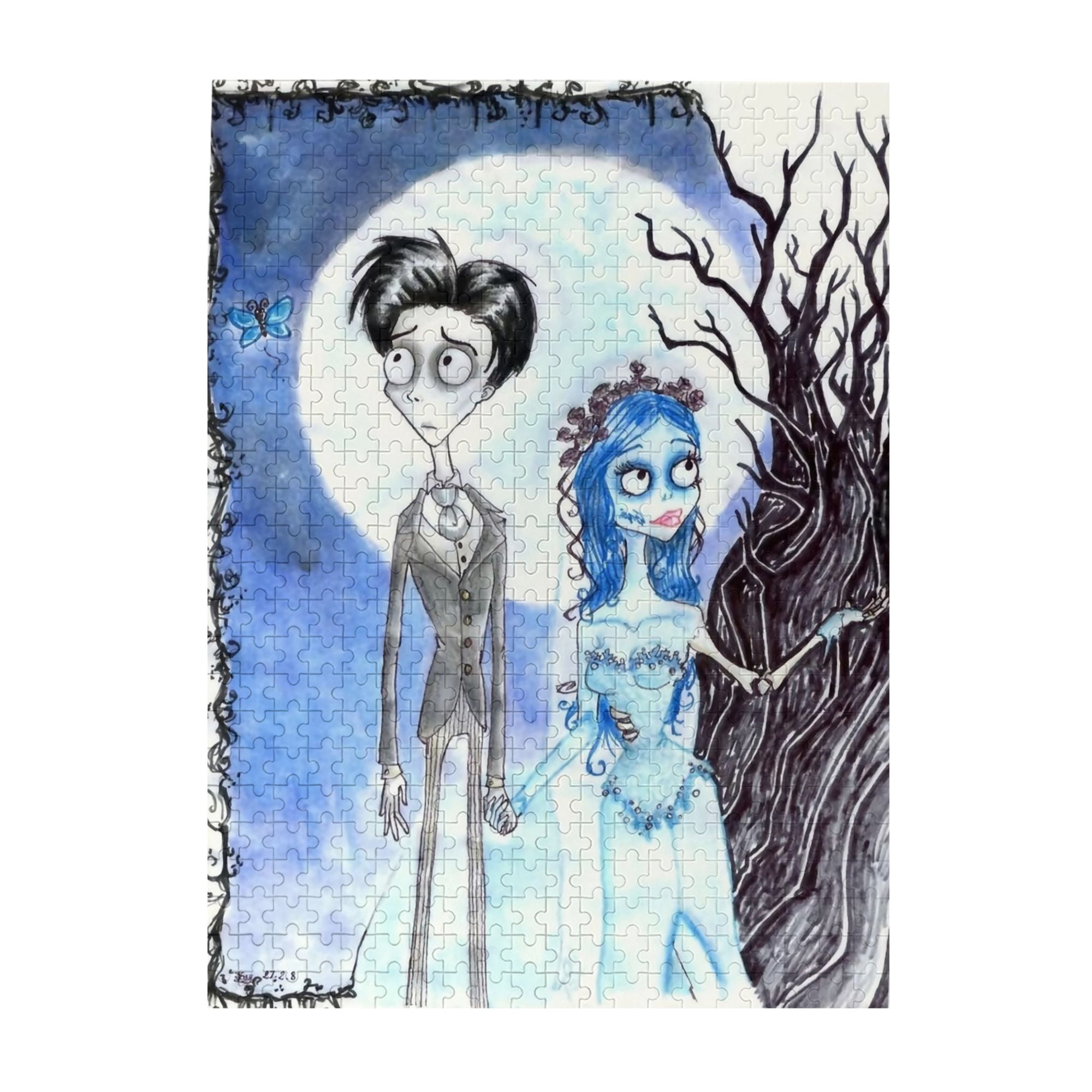 Corpse Bride 500 Piece Jigsaw Puzzle for Adults Kids, Challenging ...