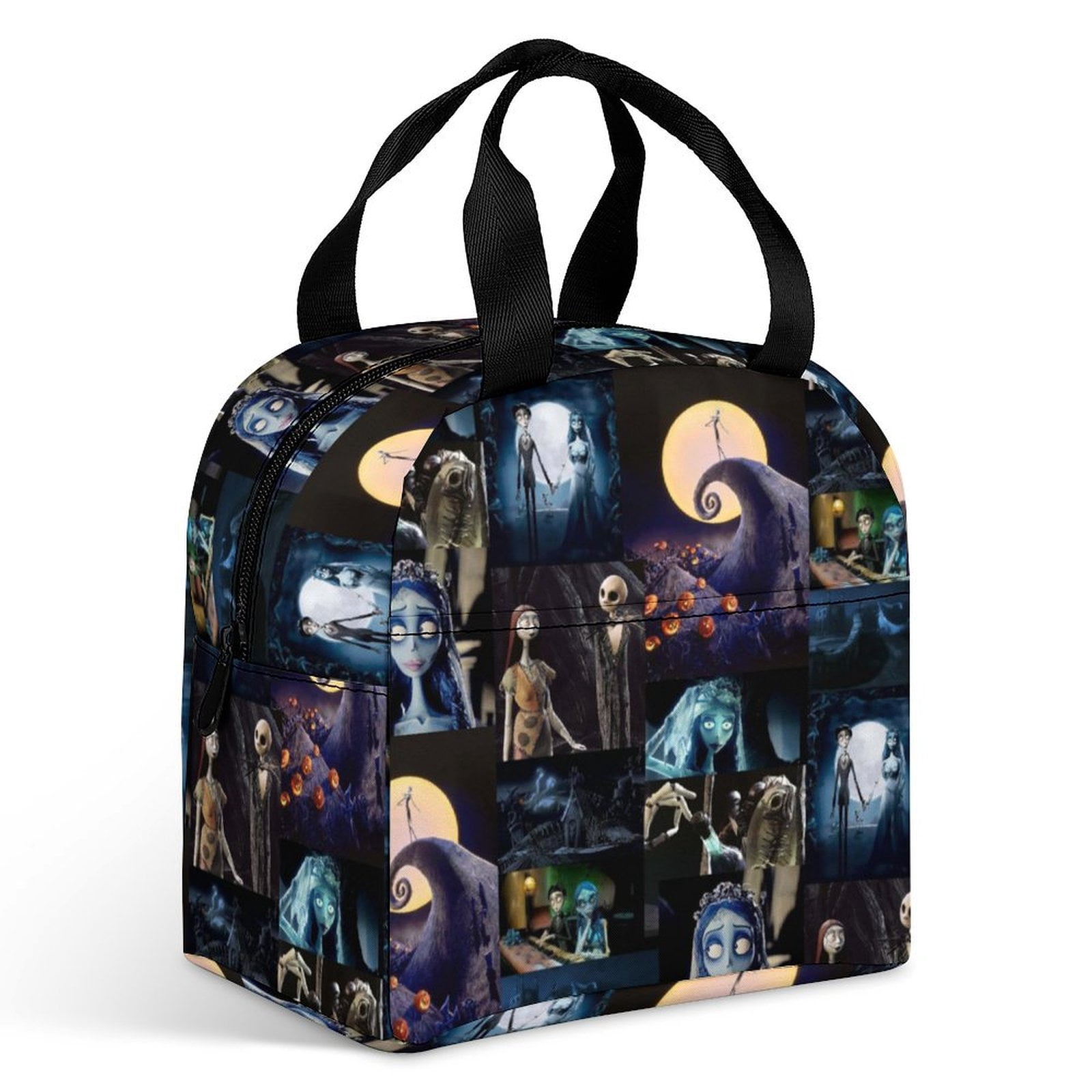 Corpse Bride And Jack Skellington Insulated Lunch Bag Resuable Cooler ...
