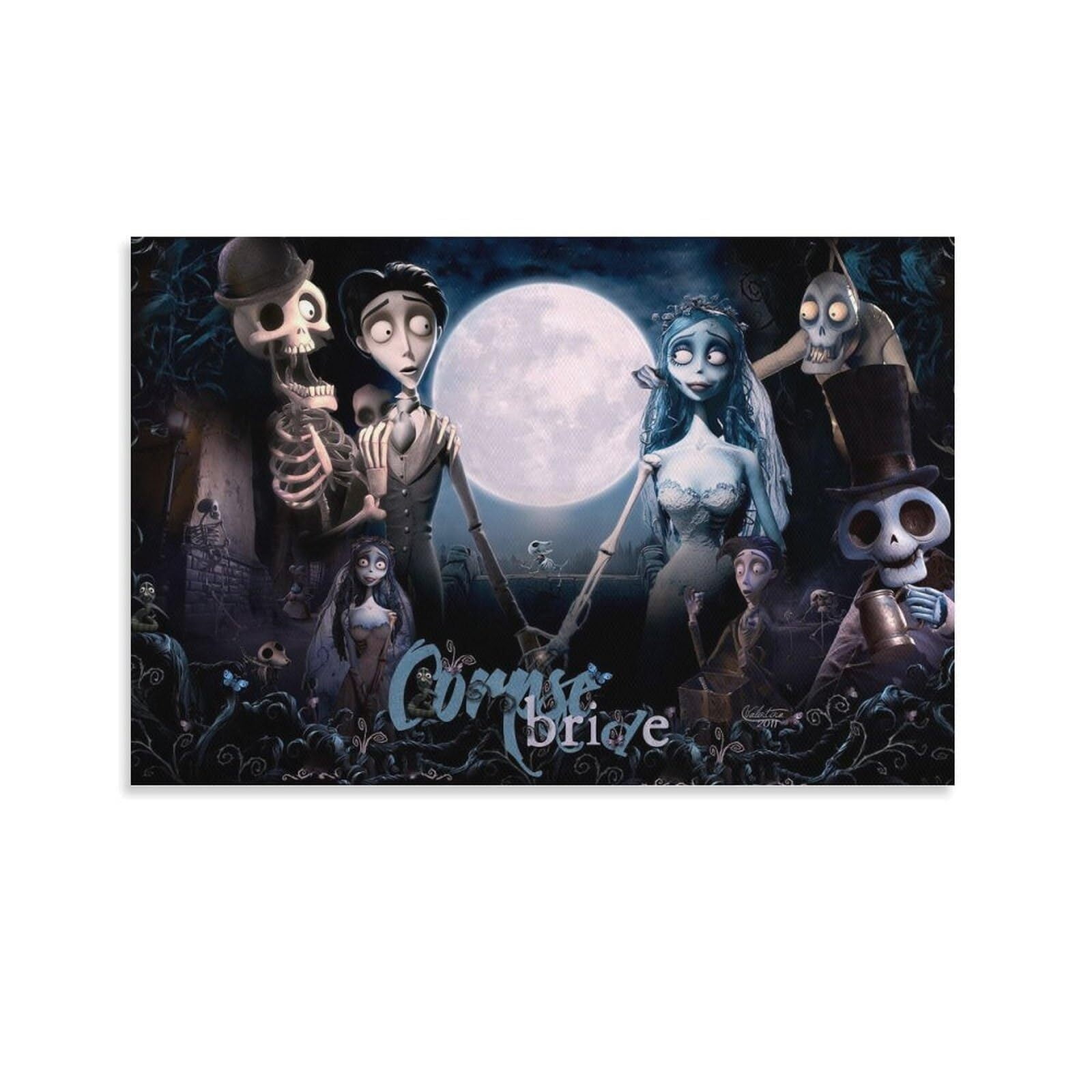 Corpse Bride Anime Posters Funny Horror Movie Posters Aesthetic Poster ...