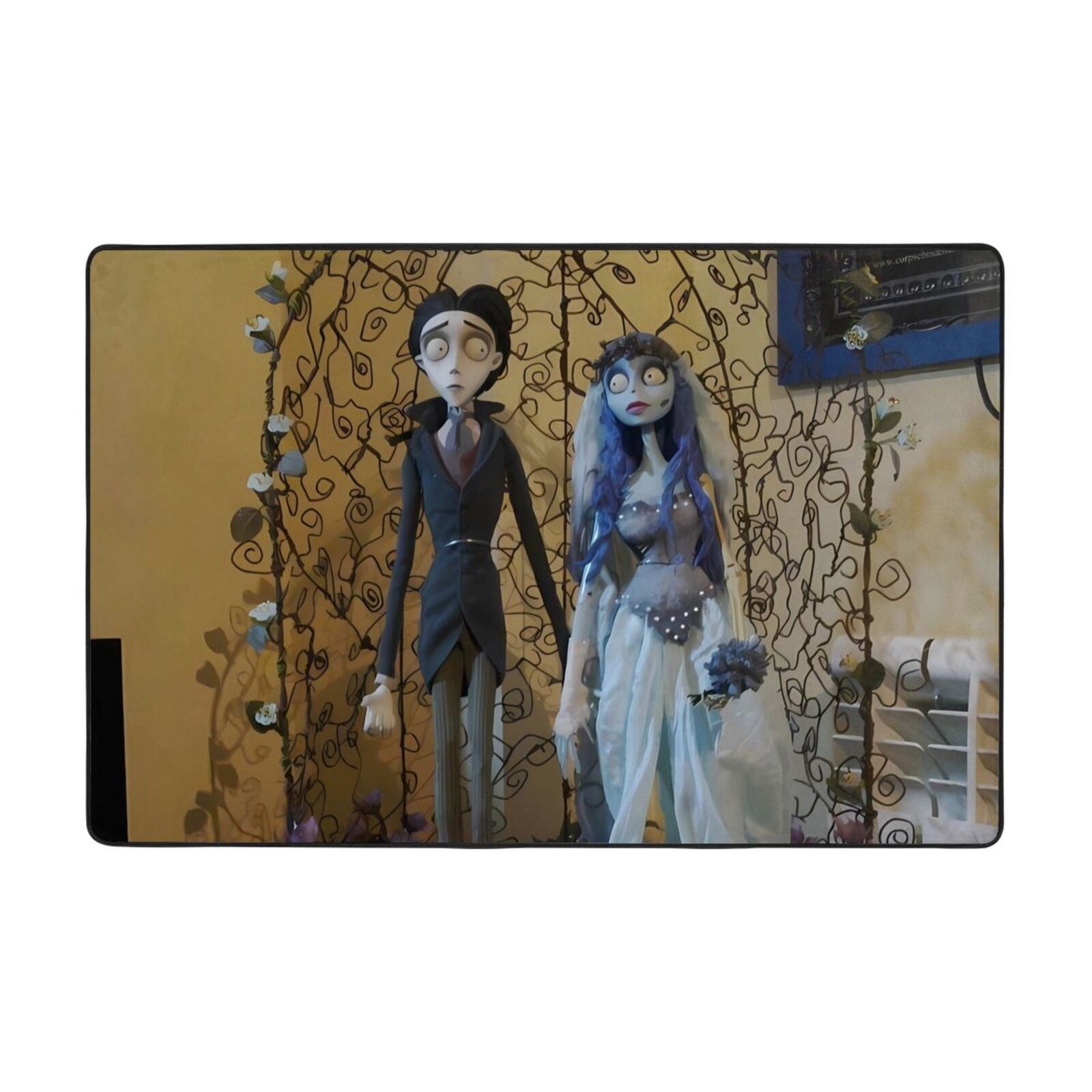 Corpse Bride Doormat Bath Mats, Soft and Absorbent Bath Rugs, Non-Slip ...