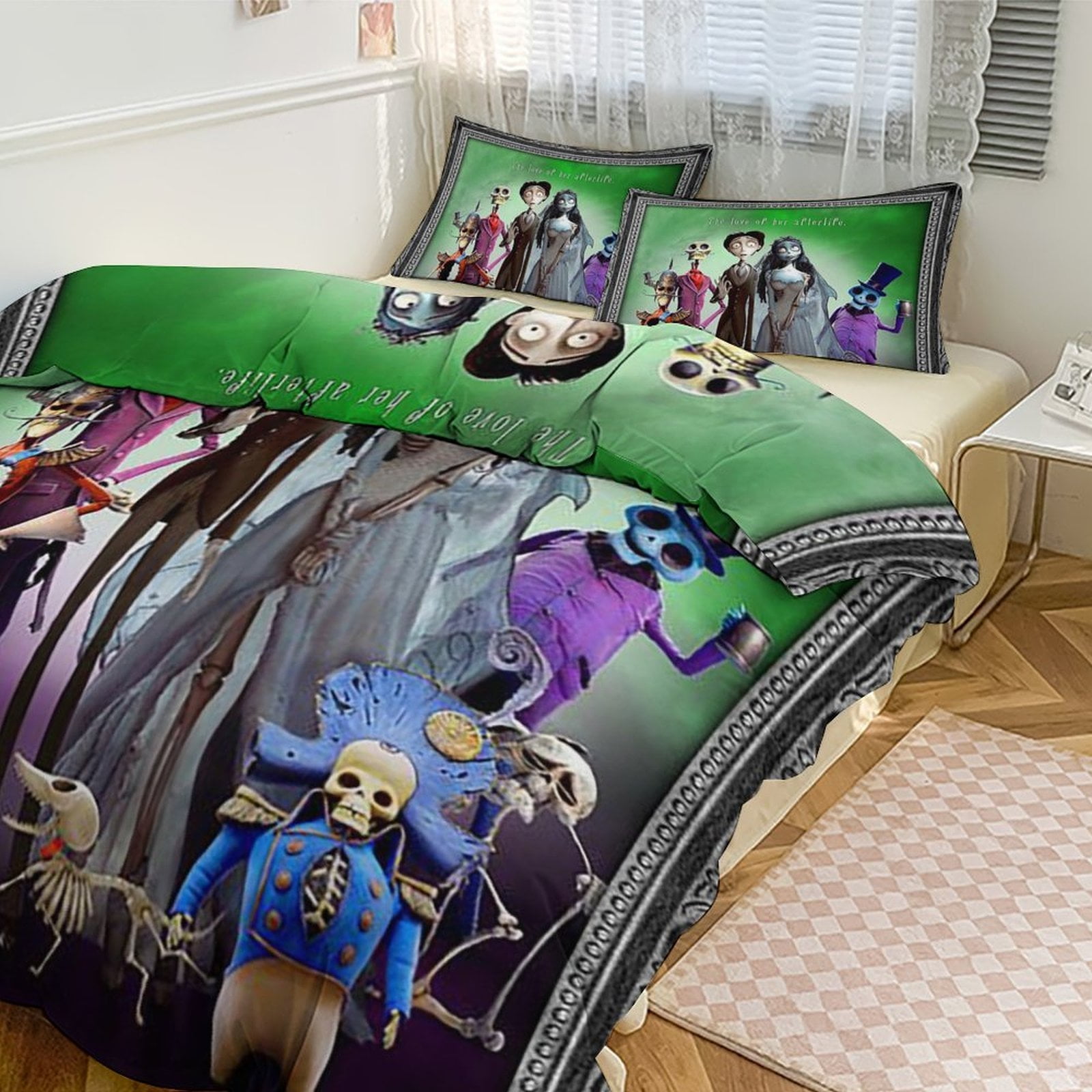 Corpse Bride Bedding Set Queen Size Bedding Set Contains One Duvet ...