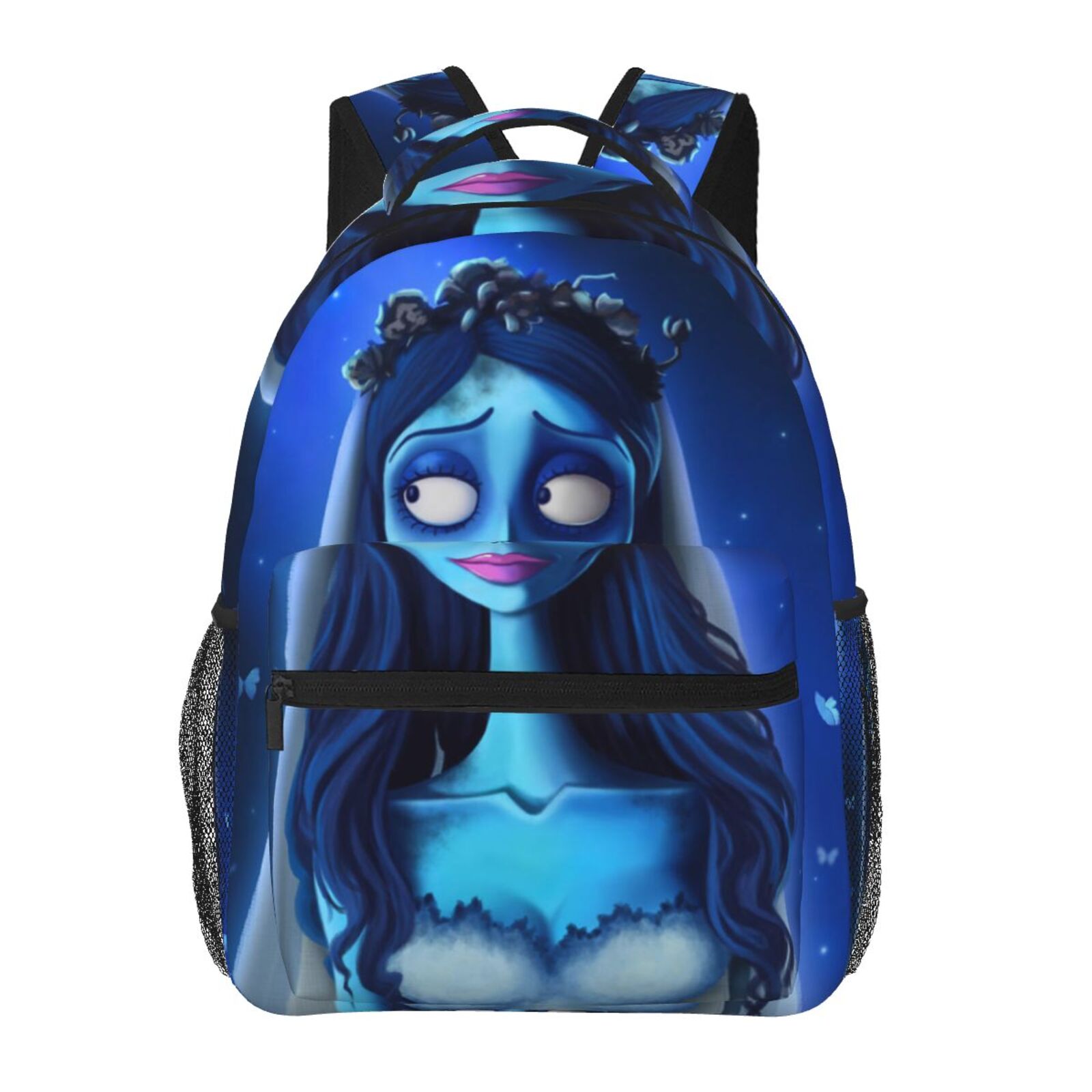 Corpse Bride Butterfly Adjustable Laptop Backpack School Student Book ...