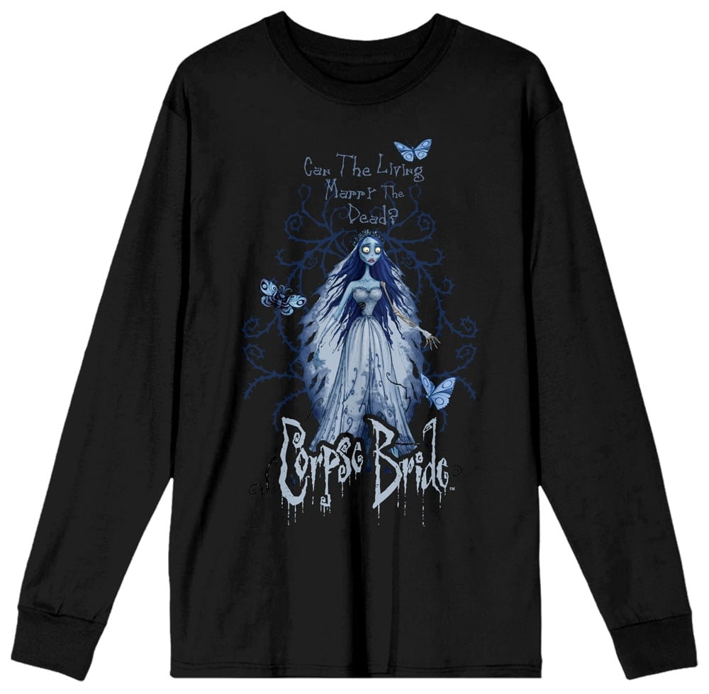 Corpse Bride Can The Living Marry The Dead? Women's Black Long Sleeve ...