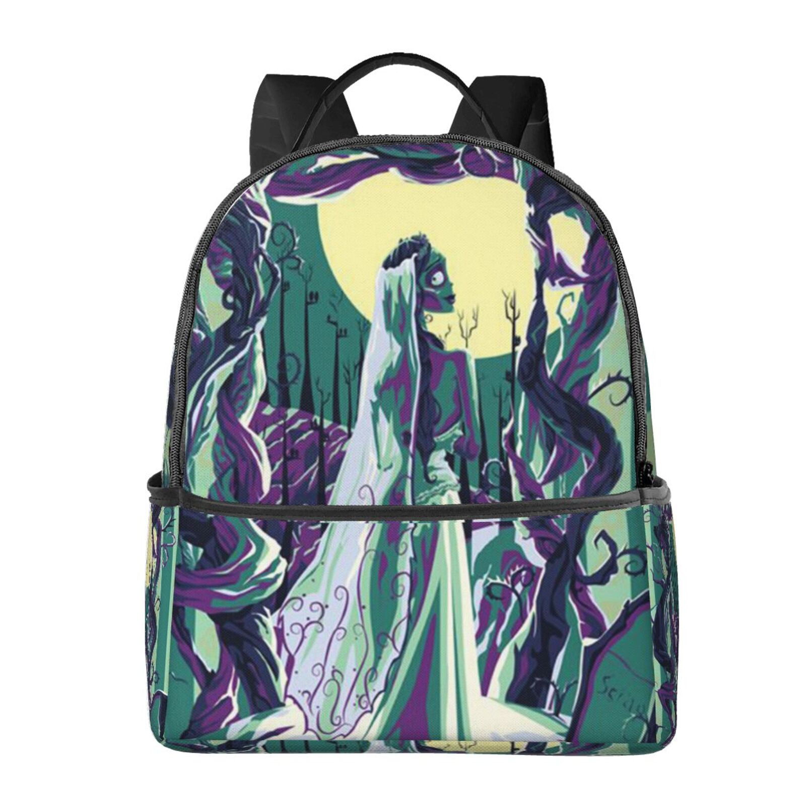 Corpse Bride Casual Daypack For Women Men Lightweight Laptop Travel ...