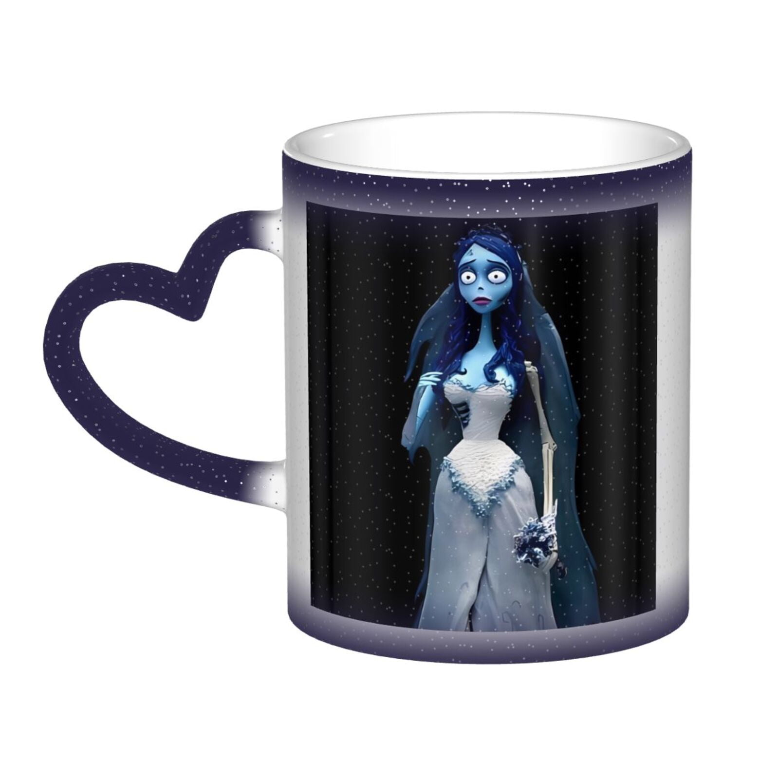 Corpse Bride Color Changing Mug In The Sky Colour Changing Mug Print ...
