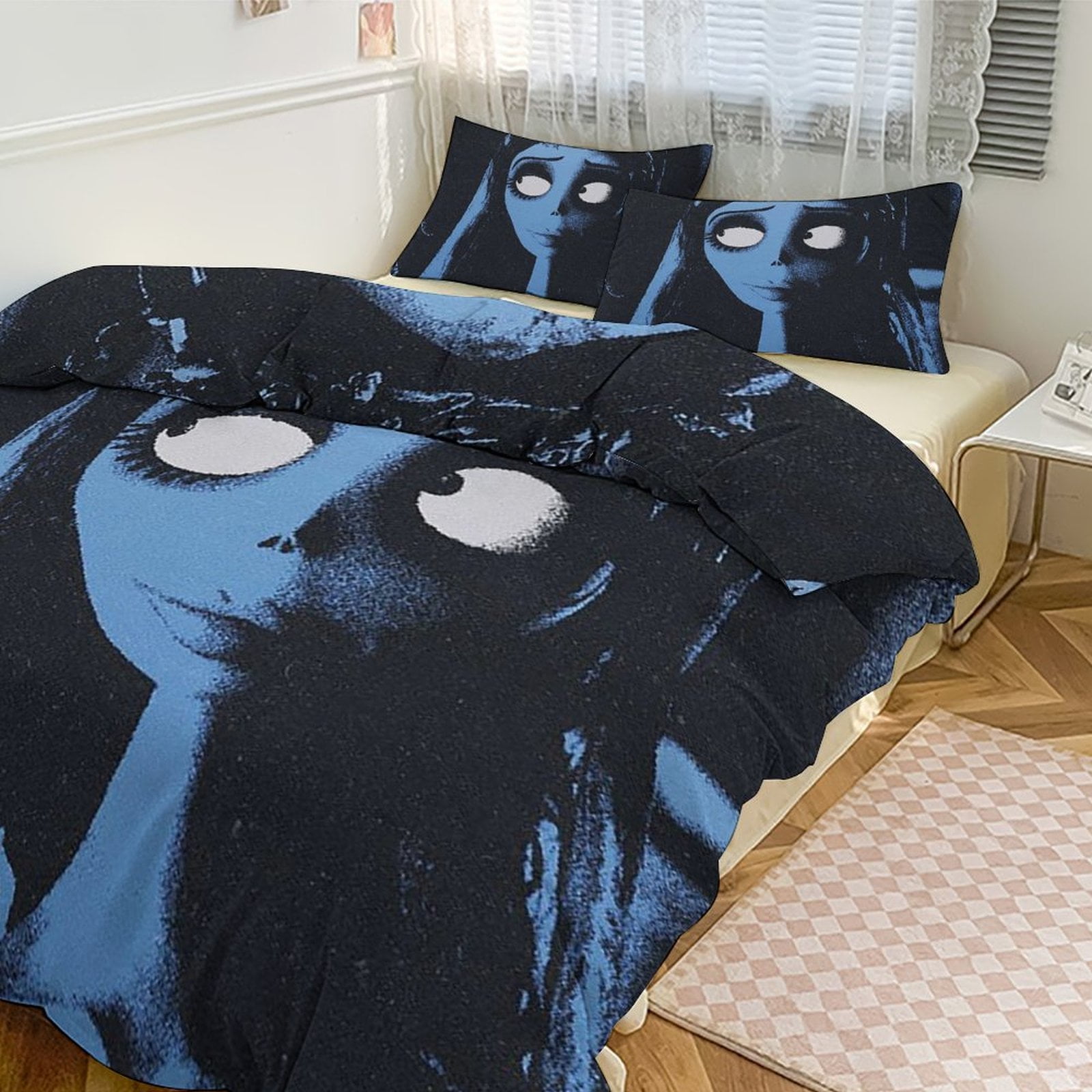 Corpse Bride Bedding Set Queen Size Bedding Set Contains One Duvet ...