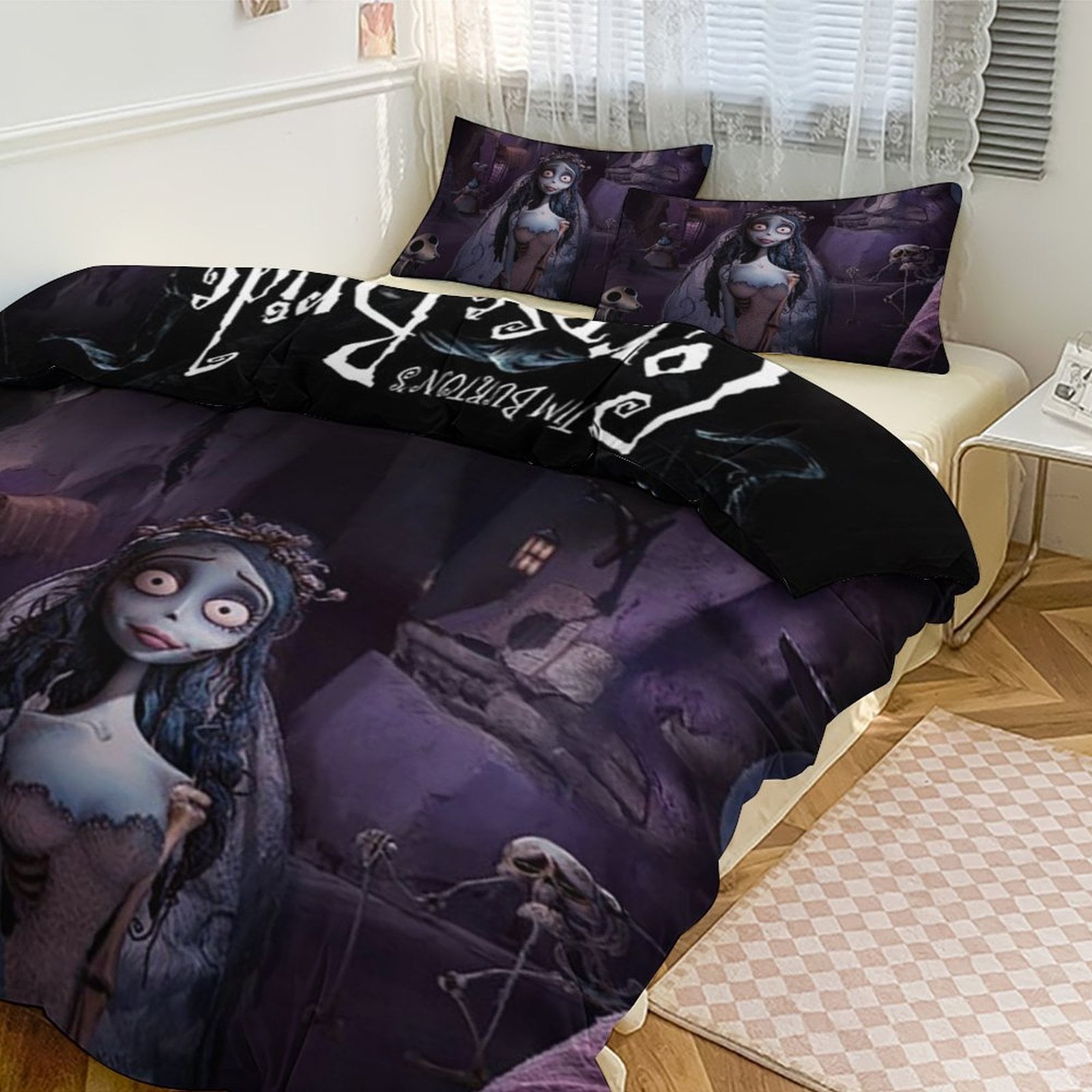 Corpse Bride Bedding Set Twin Size Bedding Set Contains One Duvet Cover ...