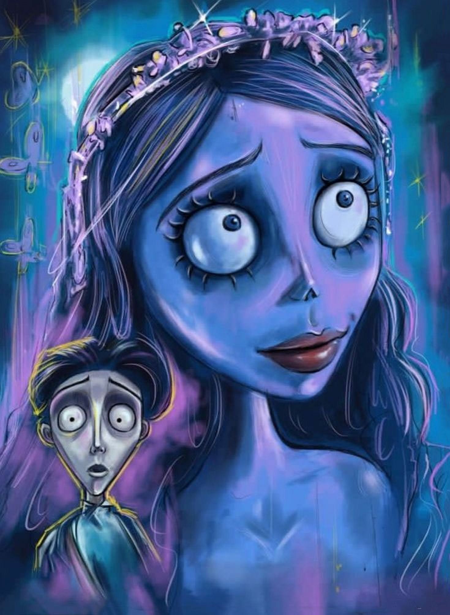 Corpse Bride DIY 5D Diamond Painting Drawing Pictures by Number Kits ...