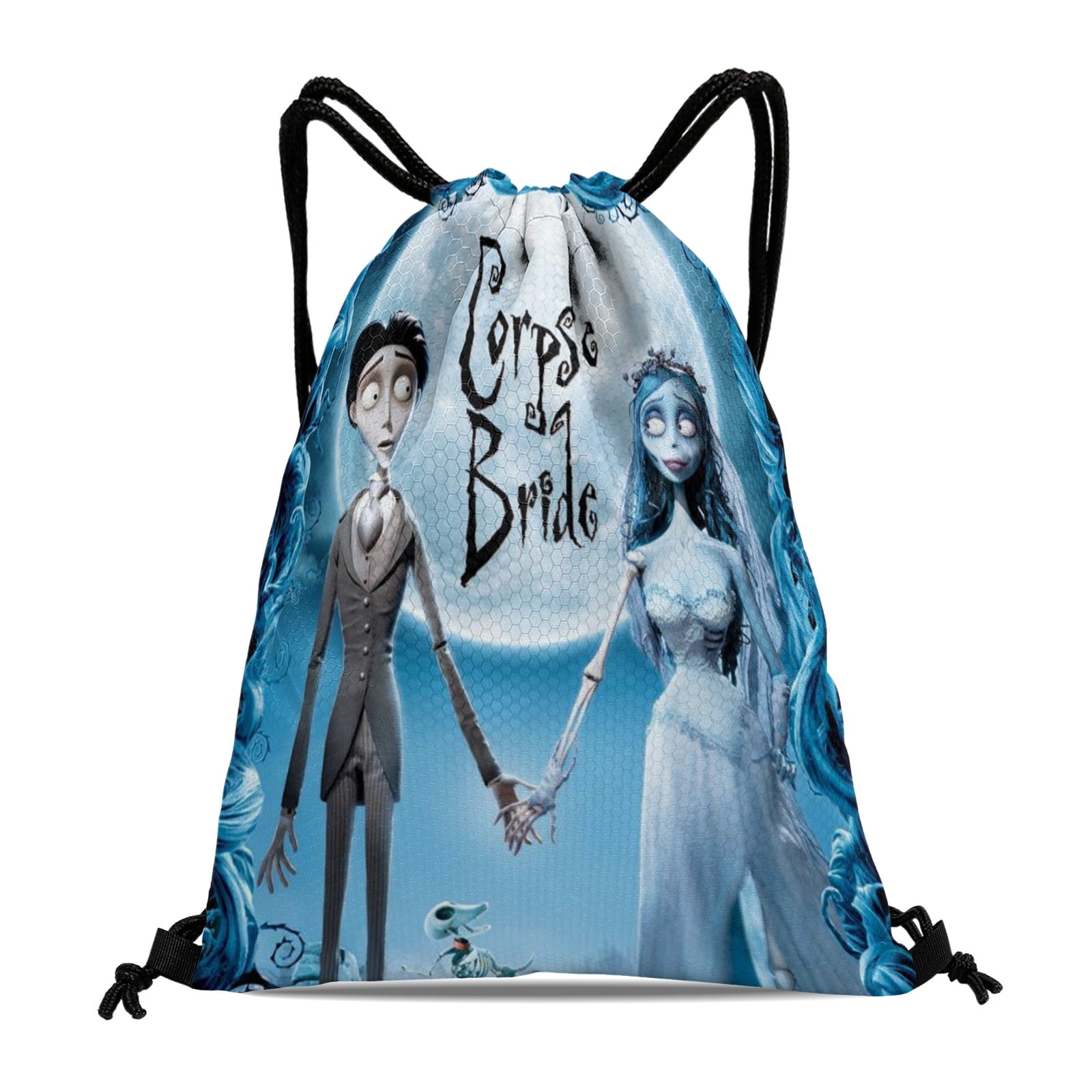 Corpse Bride Drawstring Sack:Ideal for fitness, hiking, swimming ...