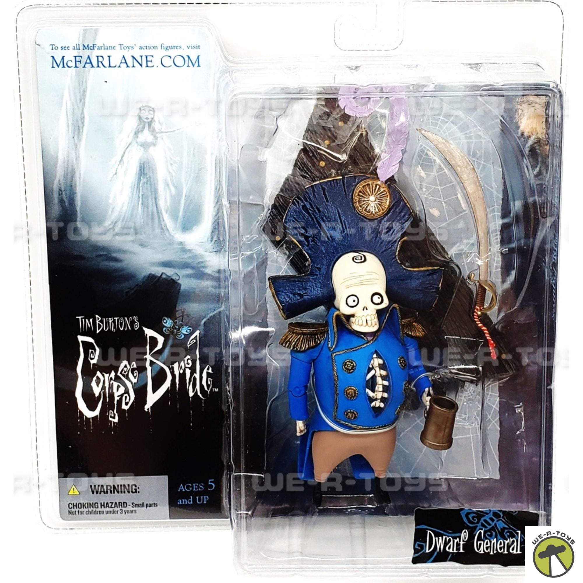 Corpse Bride Dwarf General Action Figure 2005 McFaralane #61006 NEW ...