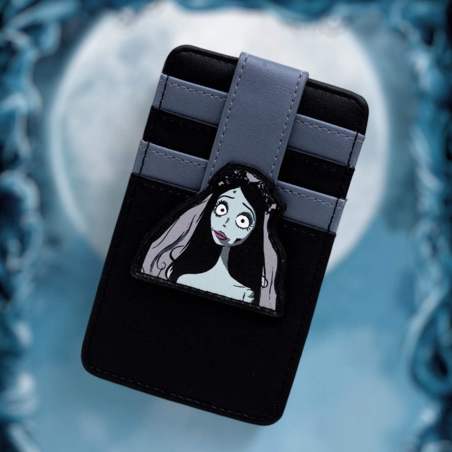 Corpse Bride Emily Pose Horror Vegan Leather Wallet ID Card Holder ...
