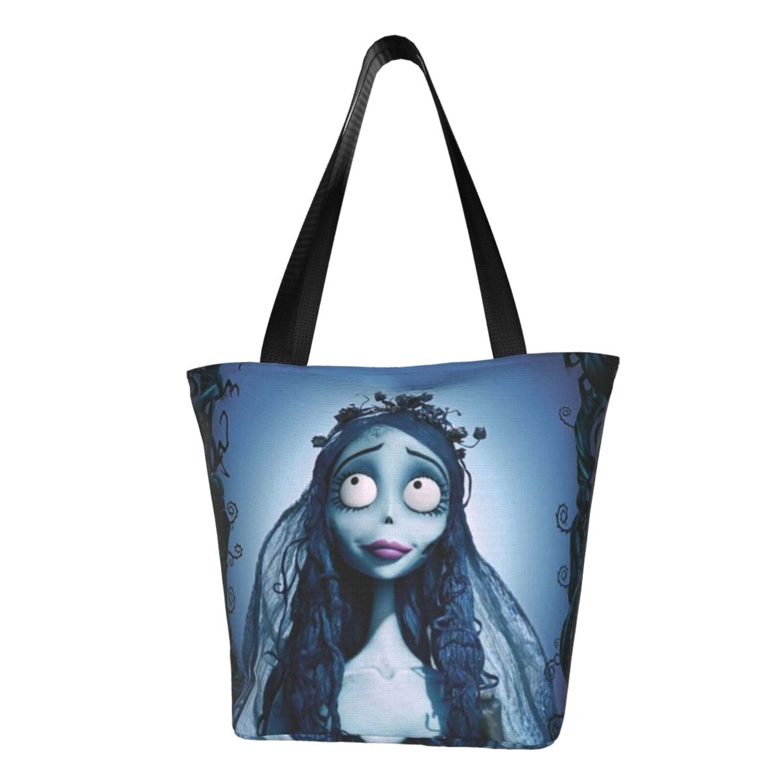 Corpse Bride Emily Women's Tote Bag Large Capacity Shoulder Handbag For ...
