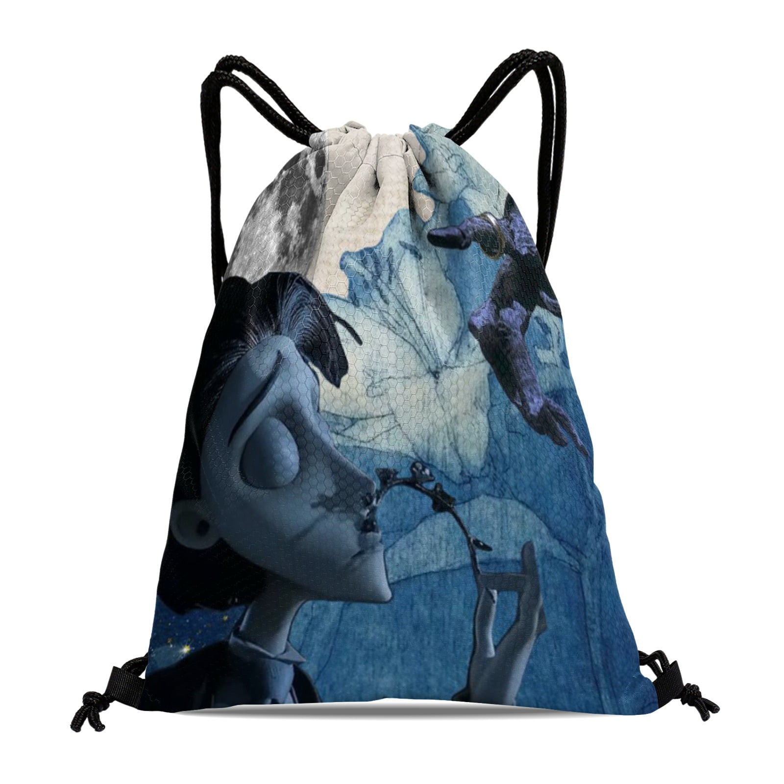 Corpse Bride Gym Drawstring Backpack:Waterproof, perfect for hiking ...
