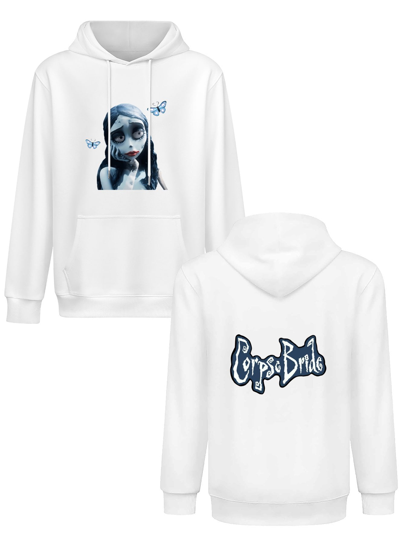 Corpse Bride Hoodies Unisex Spring And Autumn Long-Sleeved T-Shirts ...