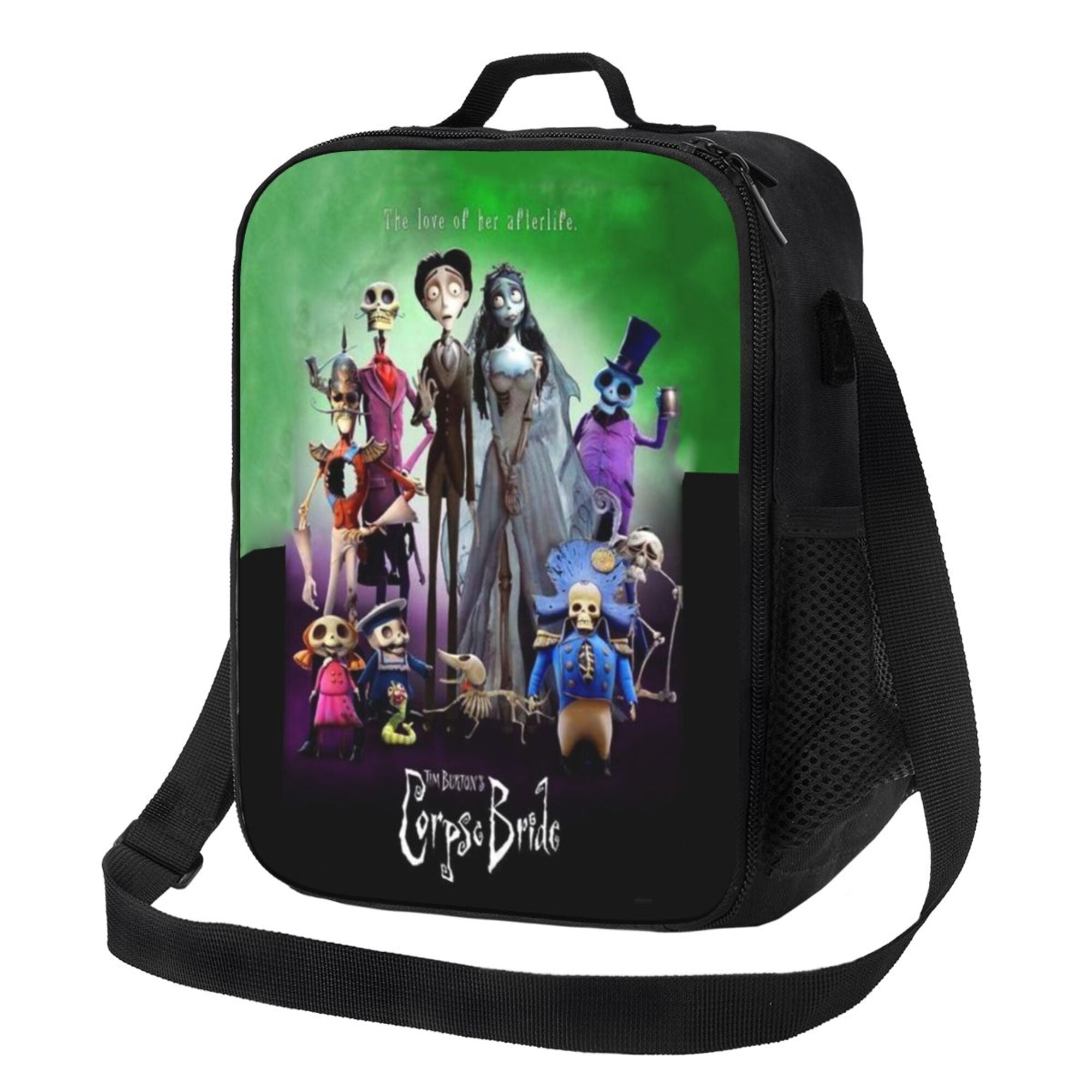 Corpse Bride Insulated Lunch Bag Lunch Box Lightweight Durable Lunch ...