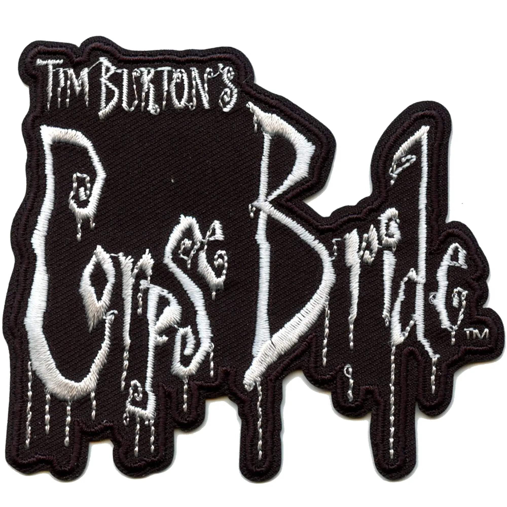Corpse Bride Logo Patch Tim Burton Movie Embroidered Iron On - Walmart.com