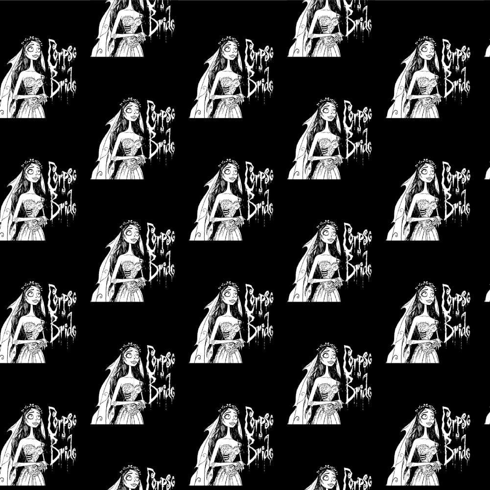 Corpse Bride Logo and Silhouette Premium Roll Gift Wrap Wrapping Paper ...