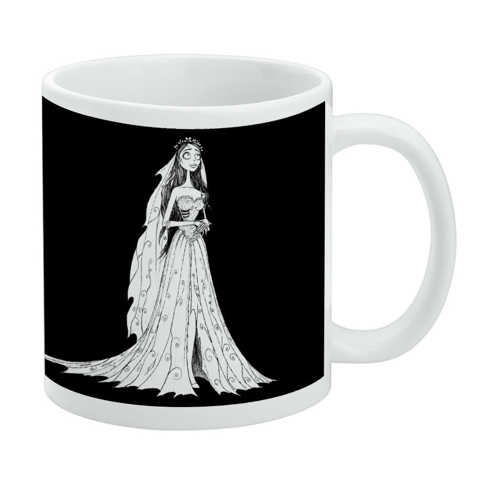Corpse Bride Logo and Silhouette White Mug - Walmart.com