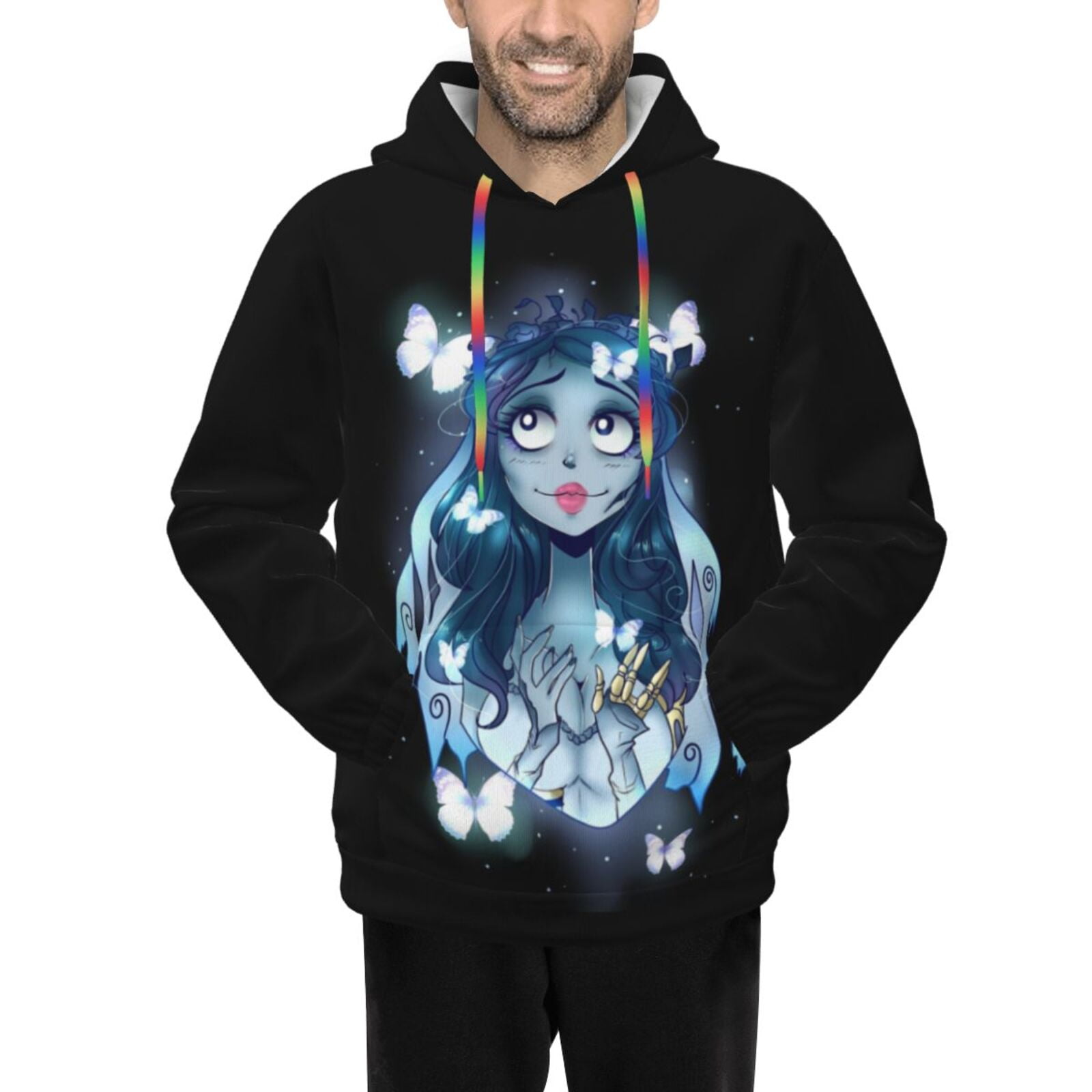 Corpse Bride Men's Hoodie Novelty Pattern Adult Hooded Sweatshirts ...