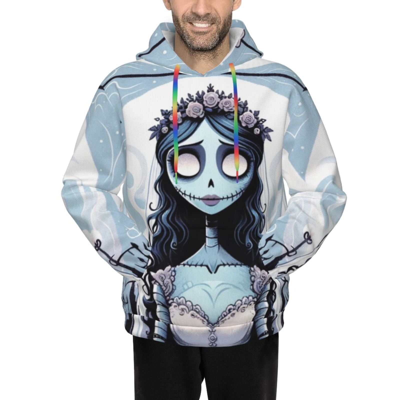 Corpse Bride Men's Hoodie Novelty Pattern Adult Hooded Sweatshirts ...