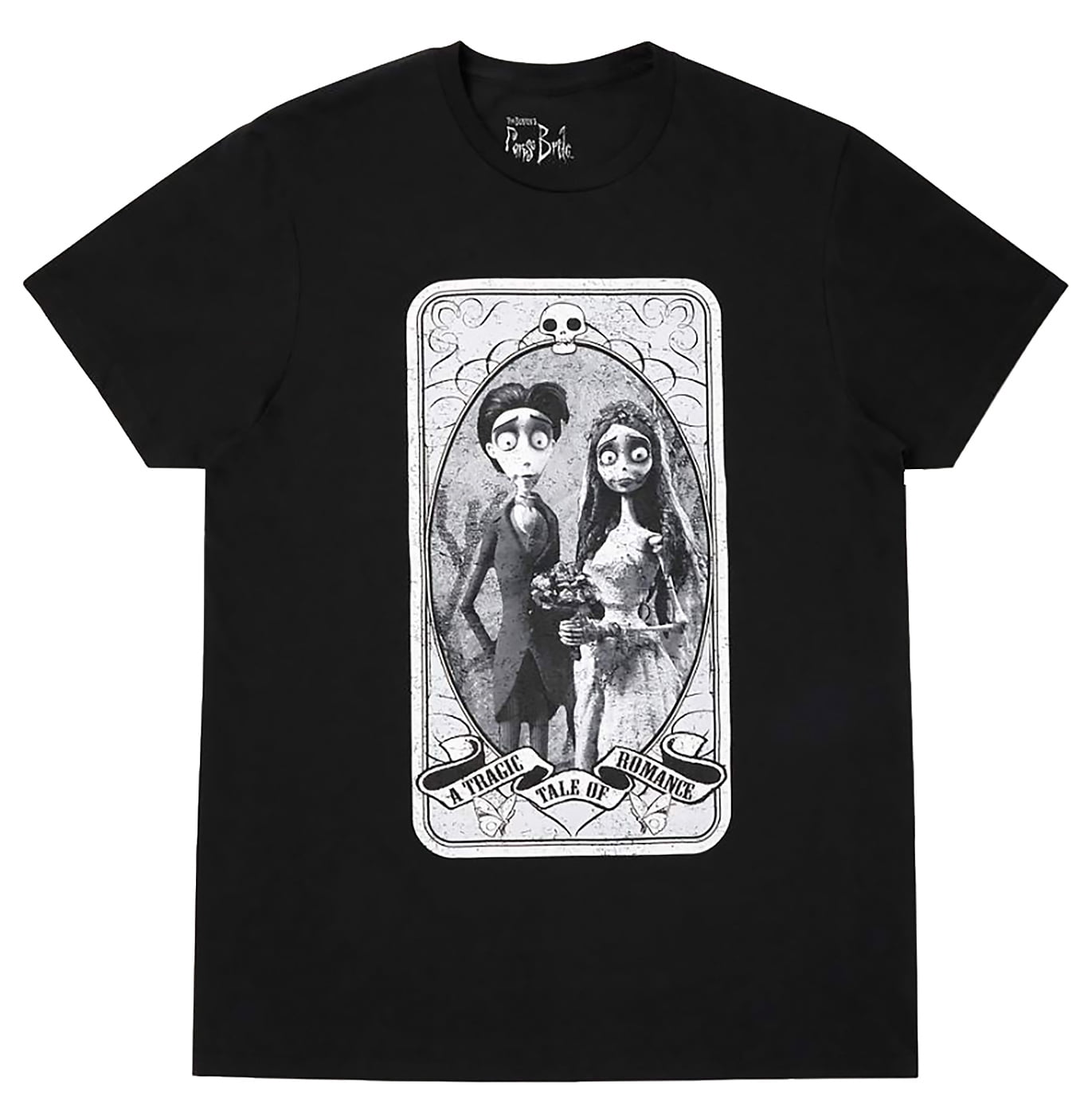Corpse Bride Men's Tarot card Tragic Tale Of Romance Short Sleeve T ...