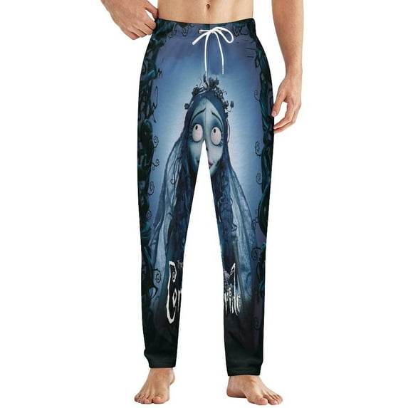Corpse Bride Mens Pajama Pants Microfleece Pajama Bottoms Sleepwear PJ ...