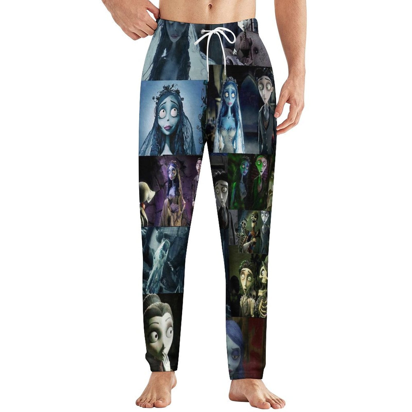 Corpse Bride Mens Pajama Pants Microfleece Pajama Bottoms Sleepwear PJ ...