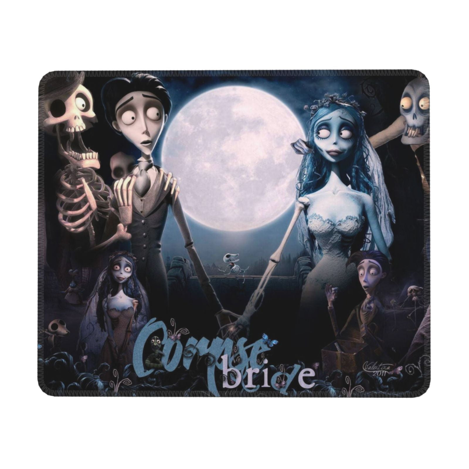 Corpse Bride Mouse Pad, Non-Slip Rubber Base Desktop Protection Mat ...