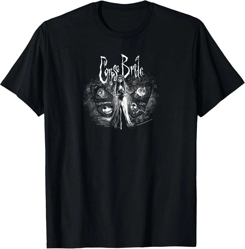 Corpse Bride Movie Bride To Be Black Adult Horror Film Merch Unisex T ...
