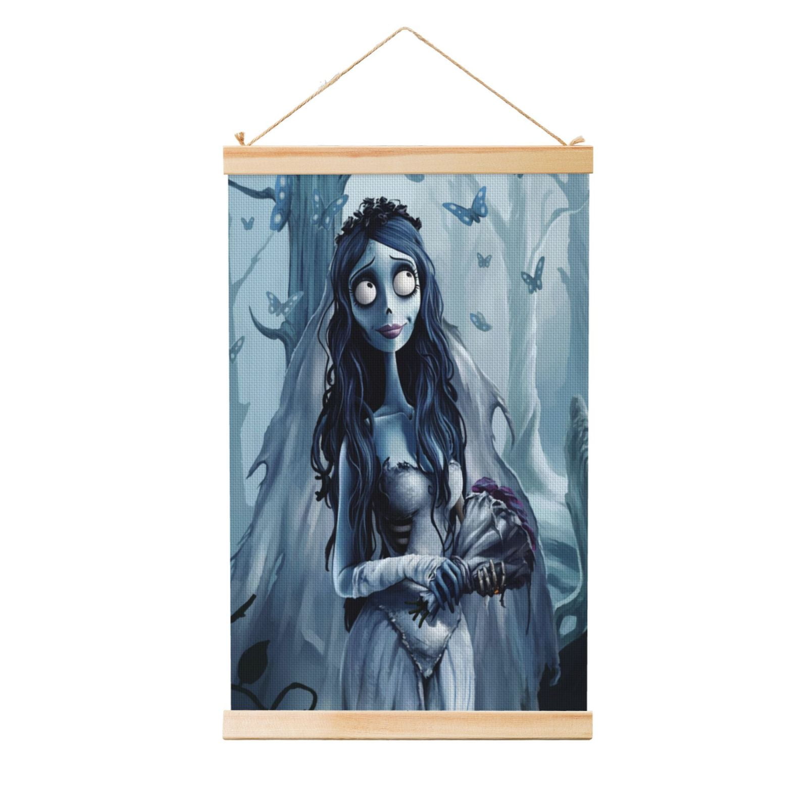 Corpse Bride Poster Canvas Wooden Shaft Hanging Poster Home Decor ...