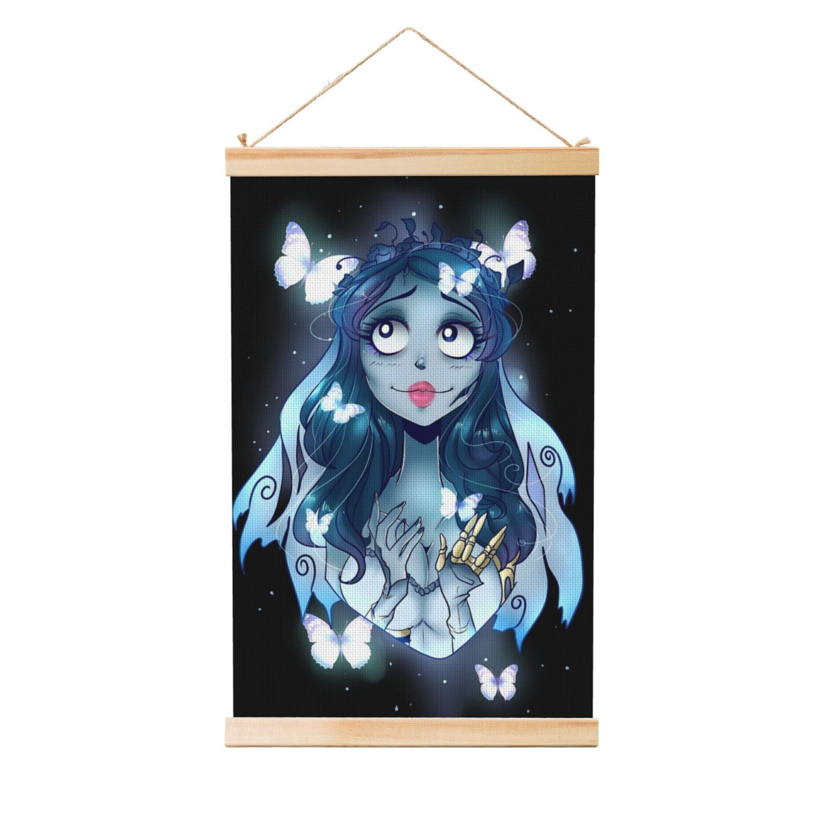 Corpse Bride Poster Canvas Wooden Shaft Hanging Poster Home Decor ...