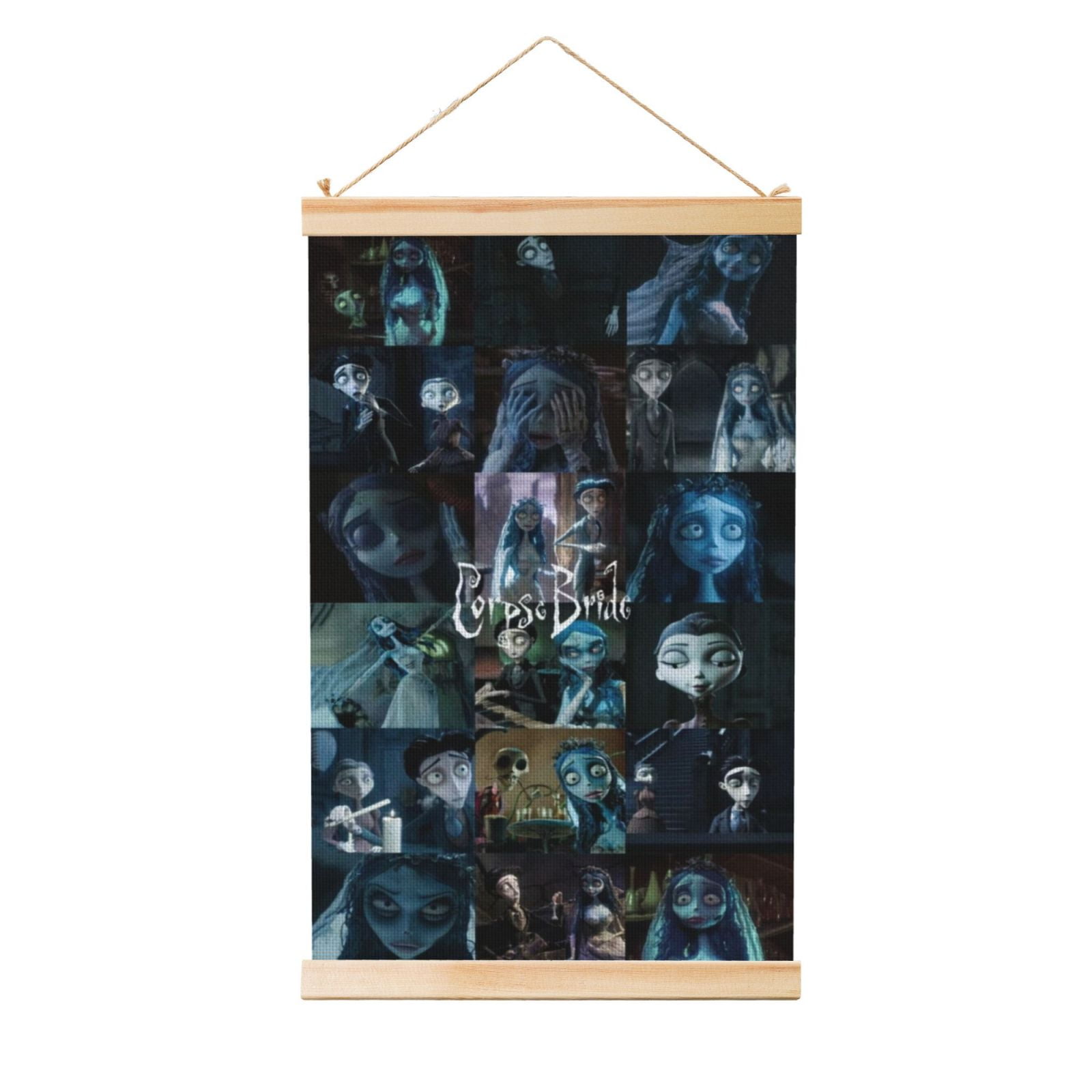 Corpse Bride Poster Canvas Wooden Shaft Hanging Poster Home Decor ...