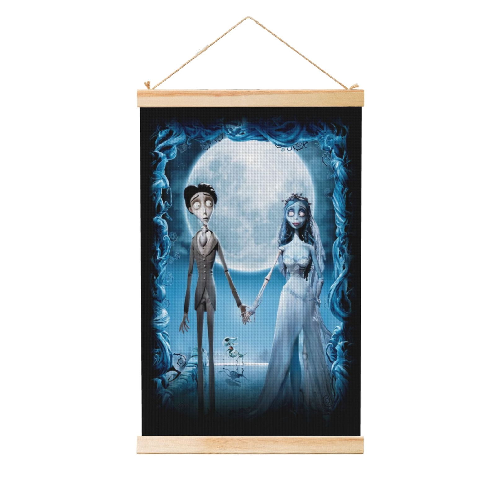 Corpse Bride Poster Canvas Wooden Shaft Hanging Poster Home Decor ...