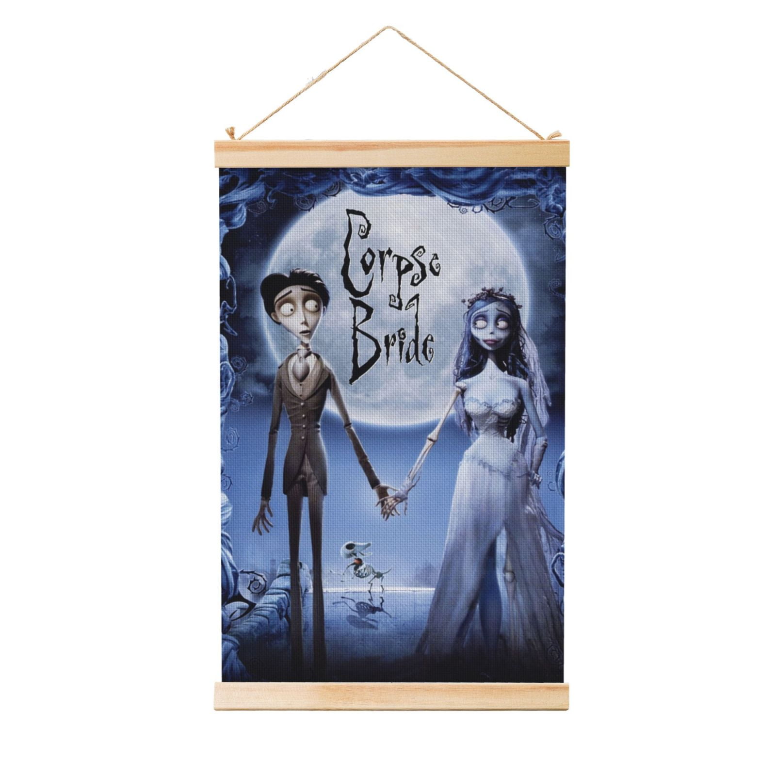 Corpse Bride Poster Canvas Wooden Shaft Hanging Poster Home Decor ...