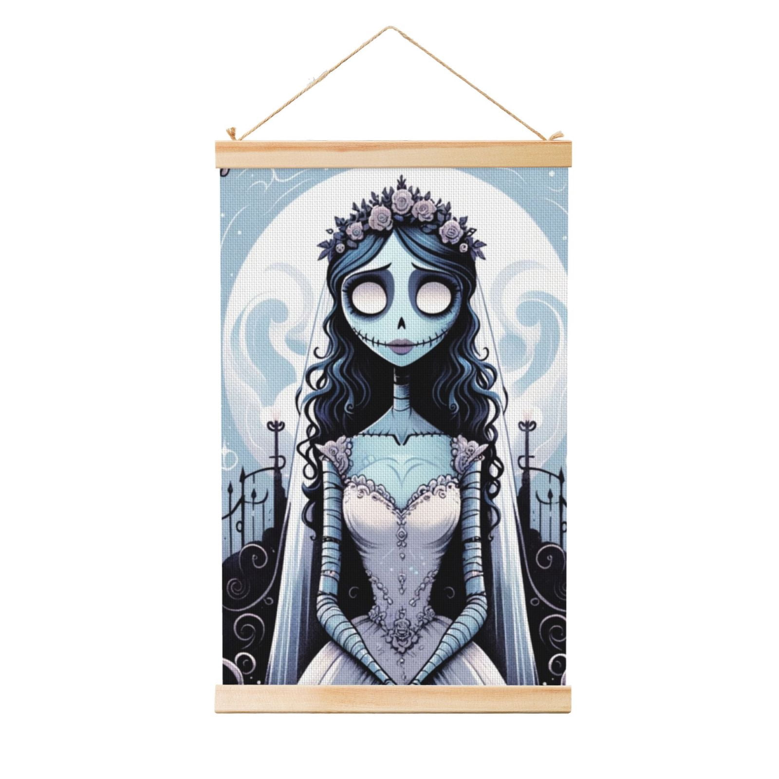Corpse Bride Poster Canvas Wooden Shaft Hanging Poster Home Decor ...
