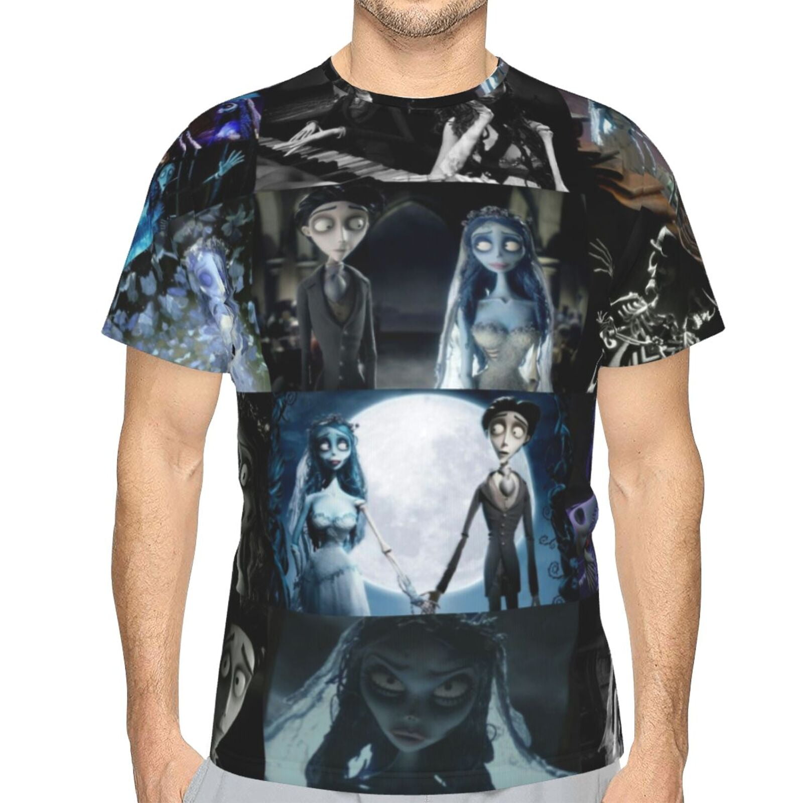 Corpse Bride Shirt 3d Printed T Shirt Crewneck Short Sleeve Top Tees ...